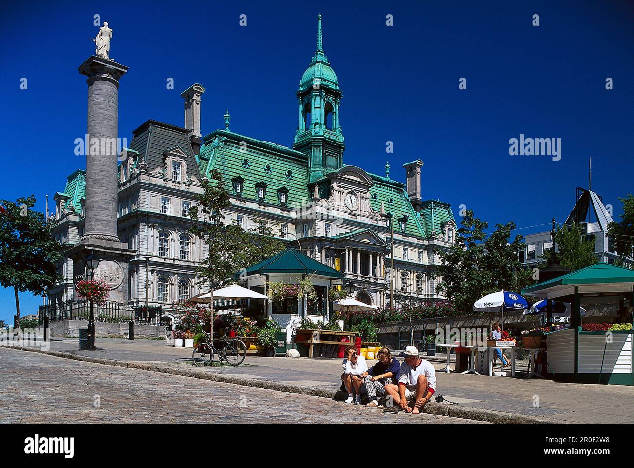 City Hall, Place Jaques Cartier, Montreal, Quebec Canada Stock Photo ...