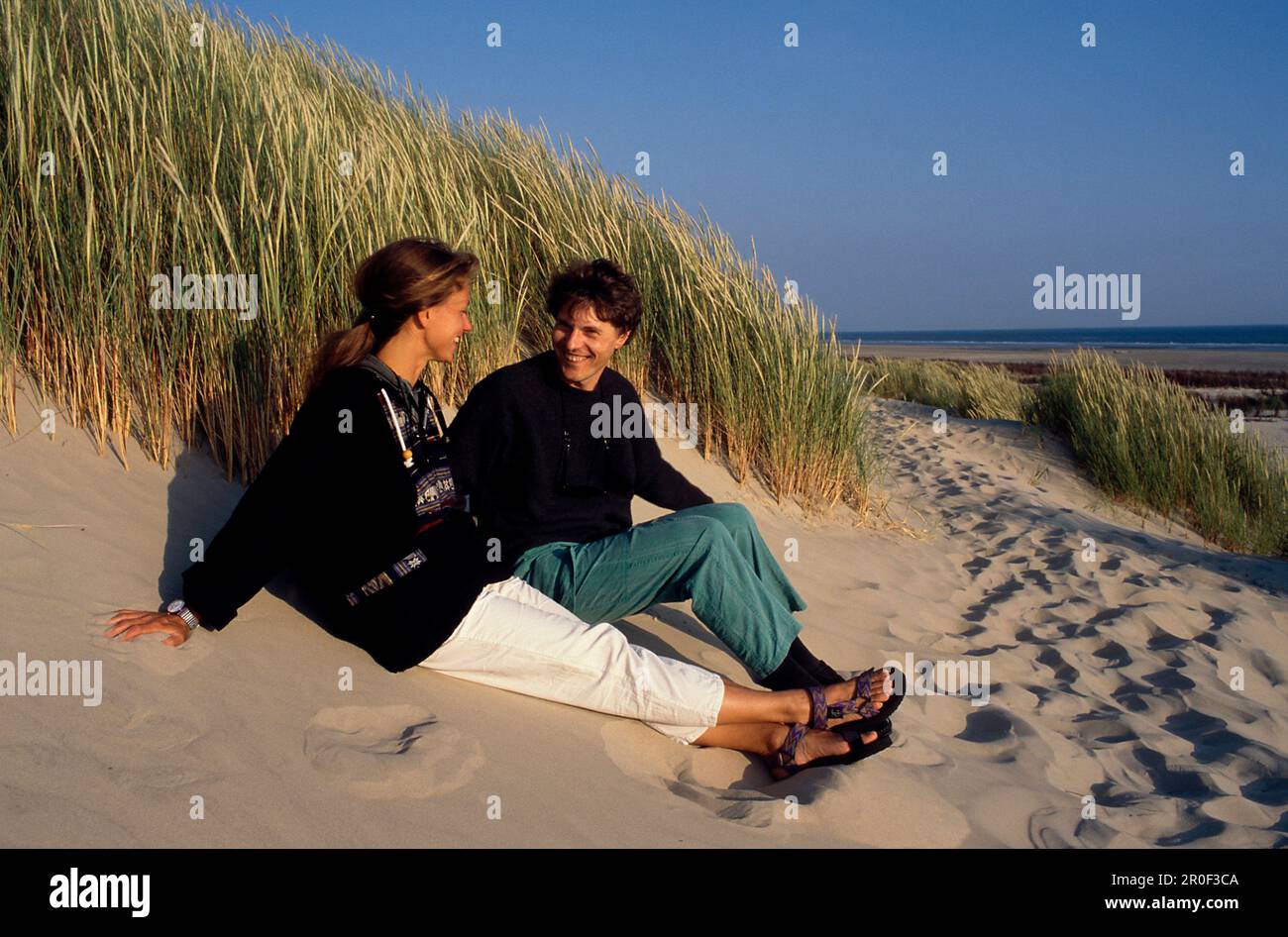 Ausflug in die Duenen, Nordstrand, Insel Borkum, Ostfriesische Inseln ...