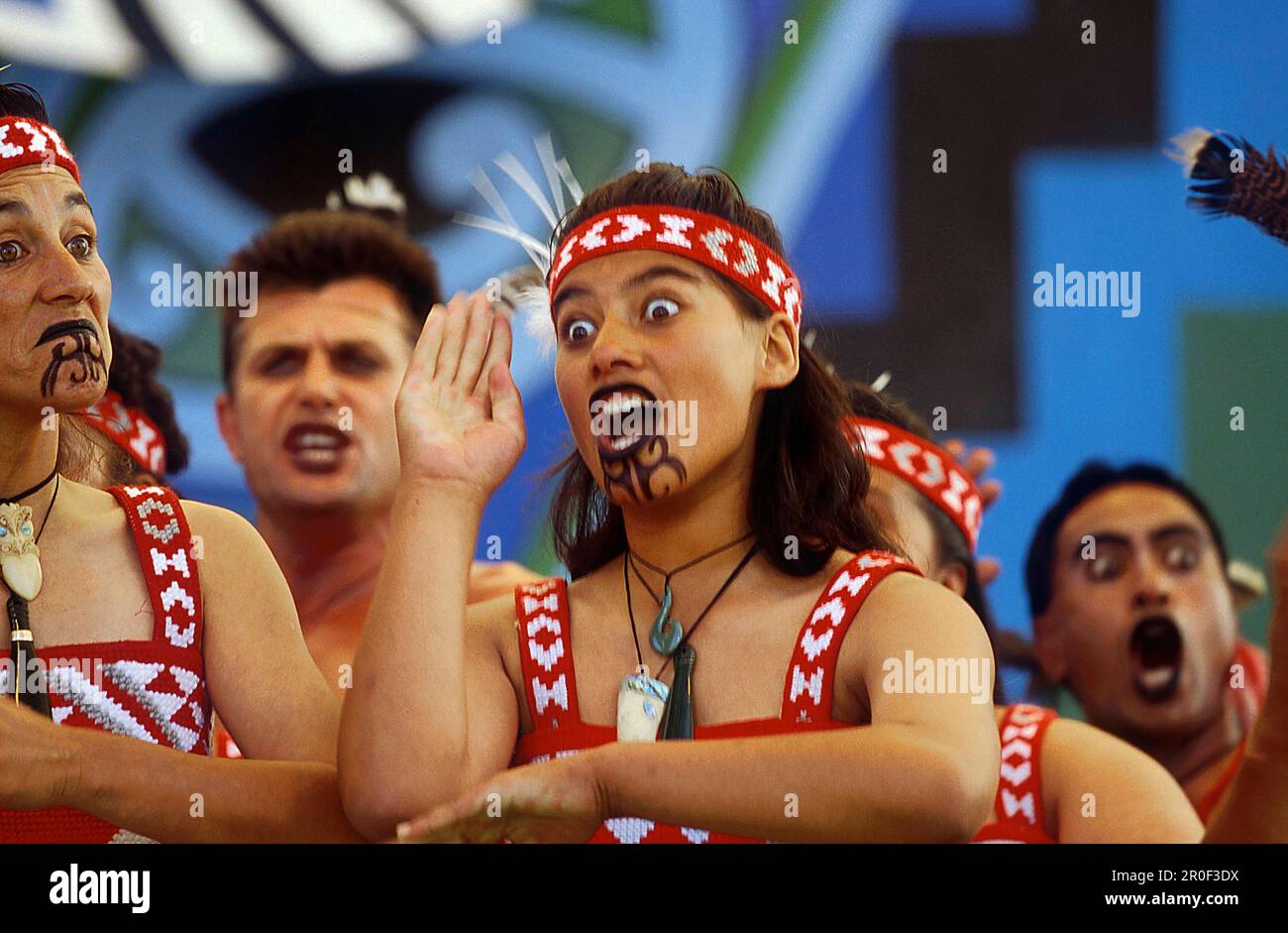 Maori Arts Festival 1996, Rotorua, Nordinsel Neuseeland Stock Photo - Alamy