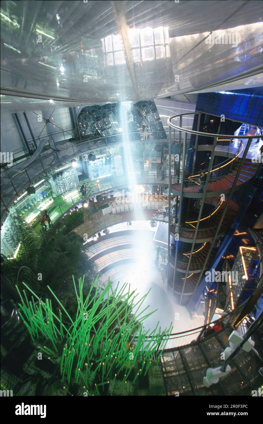 Pavillion des dualen Systems, Cyclebowl, Tornado-Inszenierung Expo 2000 ...