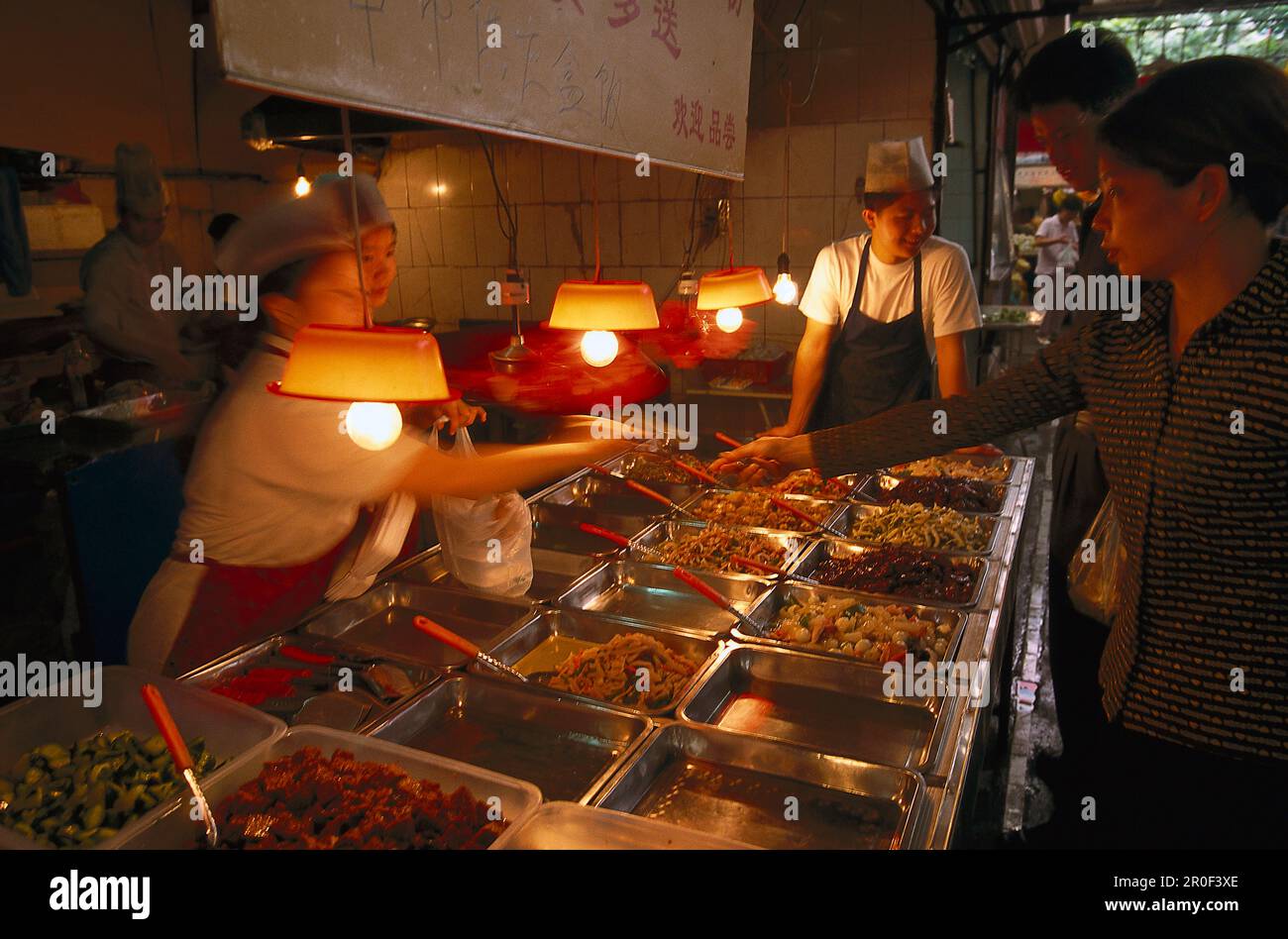 Market near Fuxing Road, French Concession Shanghai, VR China Stock ...