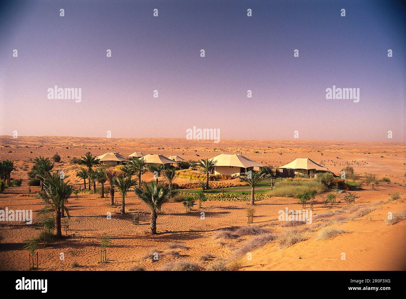 View at Al Maha Desert Resort in the desert, Dubai, V.A.E., United Arab ...