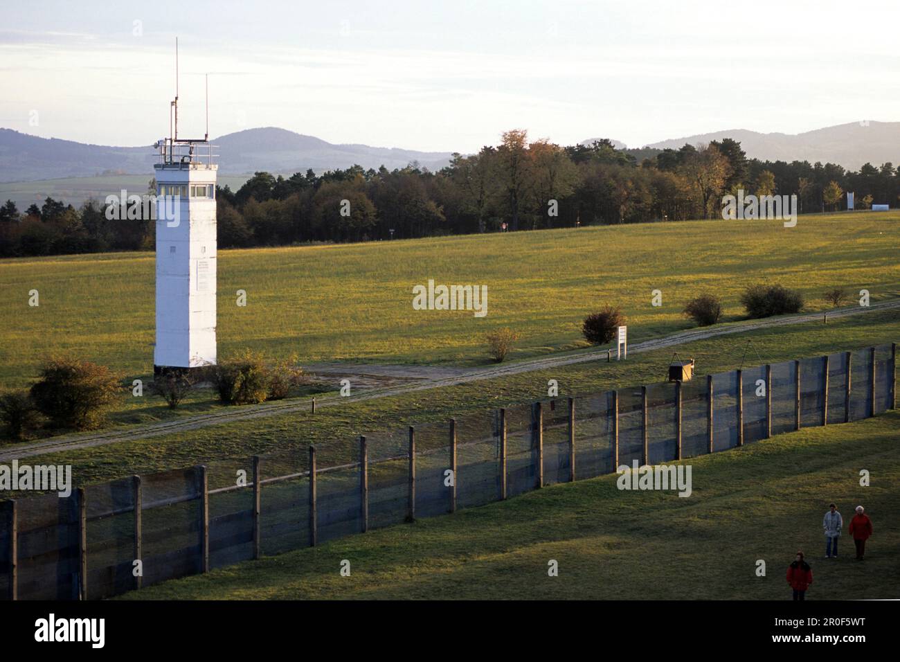 Border Fence & Observation Tower, Point Alpha Border Memorial, Rhoen ...