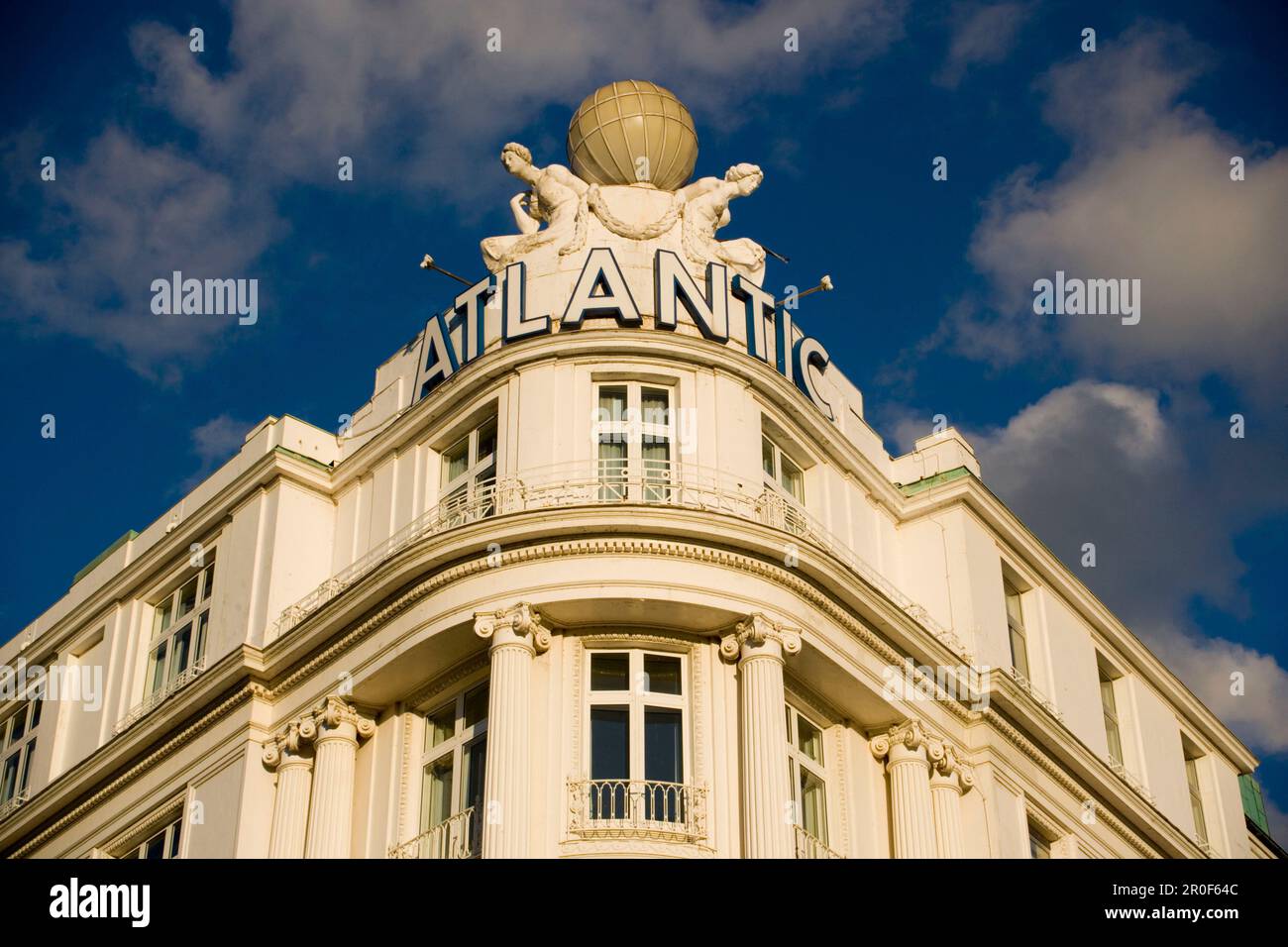 Hotel Atlantic Kempinski at Lake Alster, Hamburg, Germany Stock Photo ...
