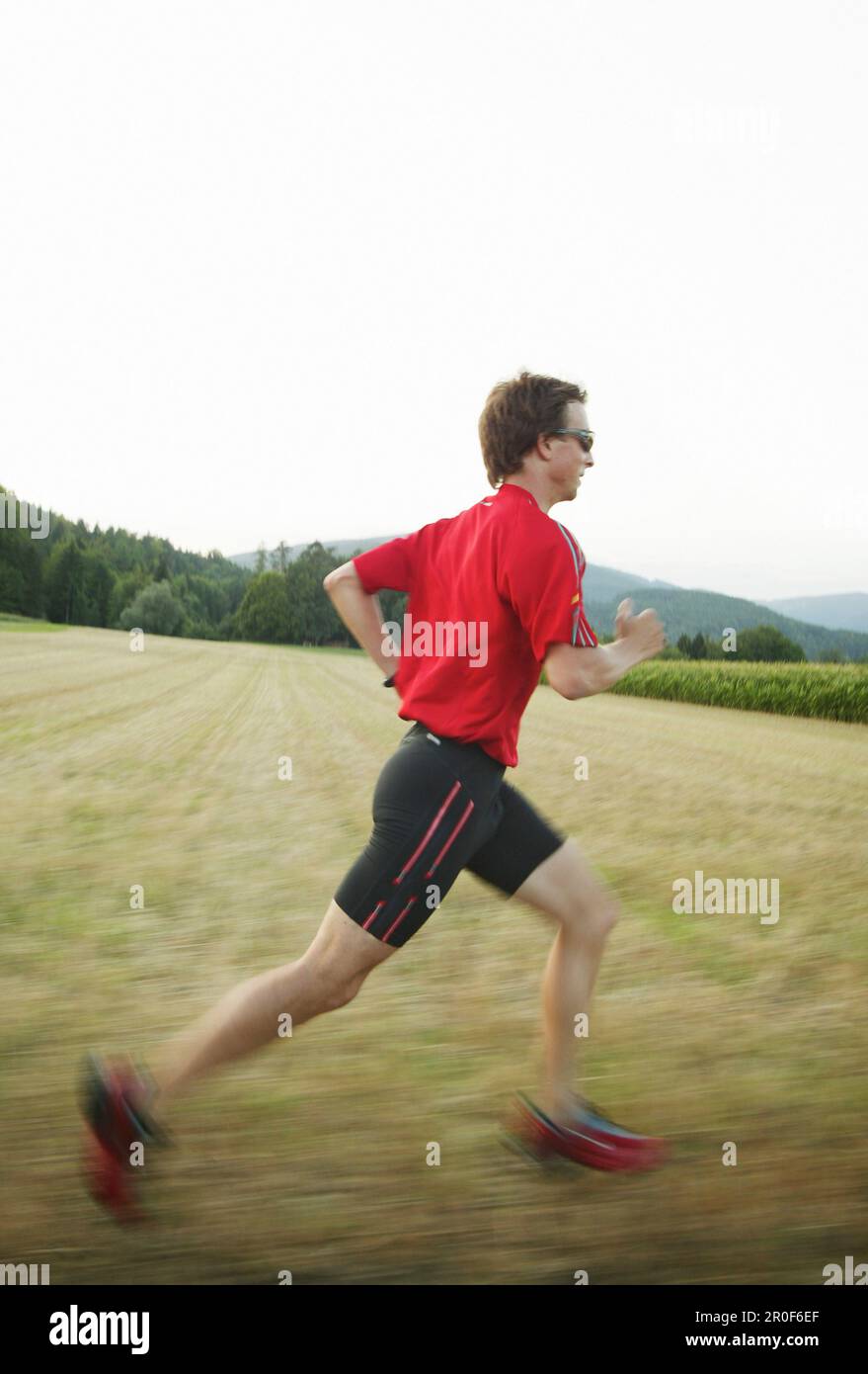 Young man on side road hi-res stock photography and images - Alamy