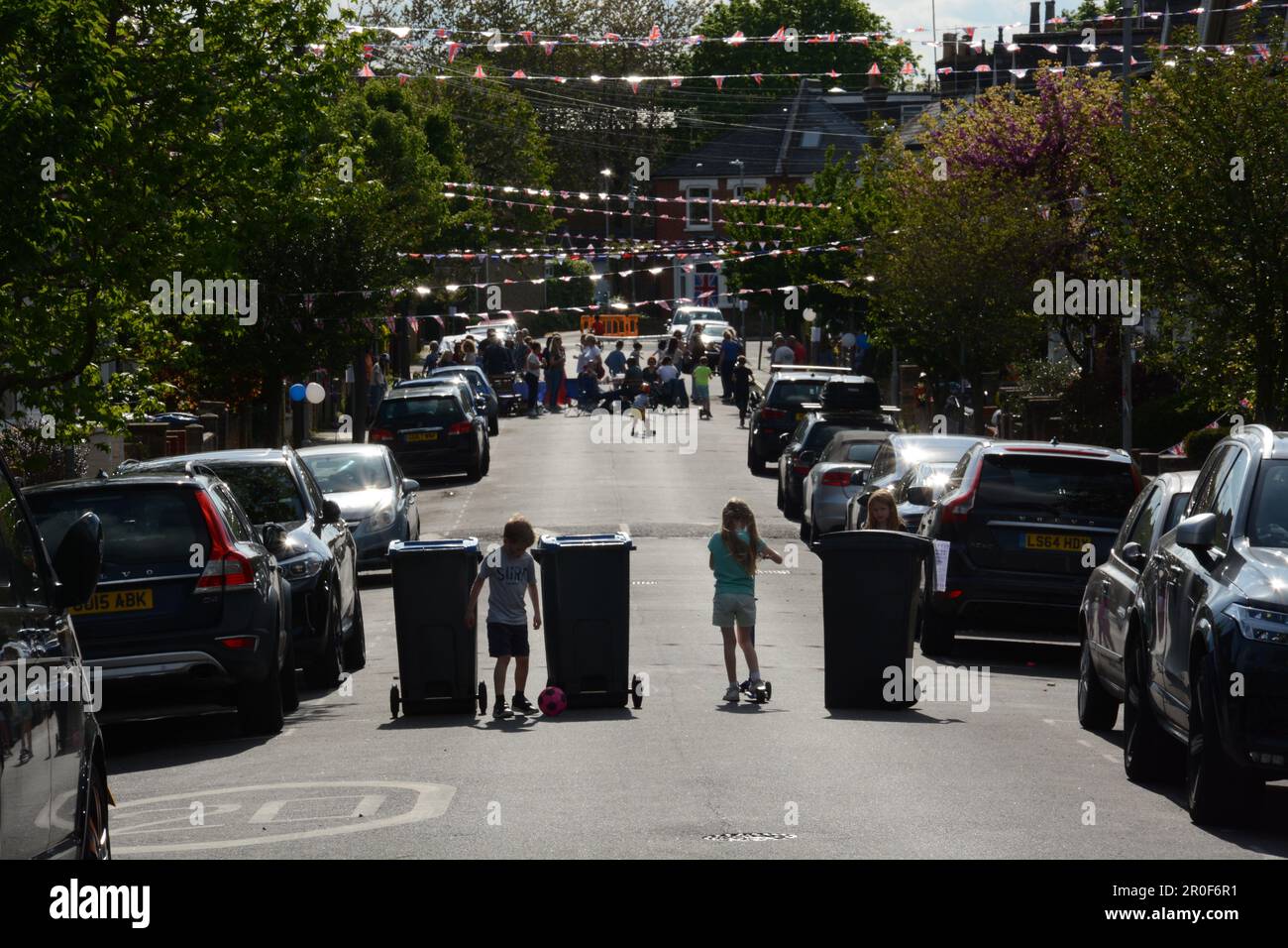 Many roads were closed off on 7th May 2023 for street parties ...