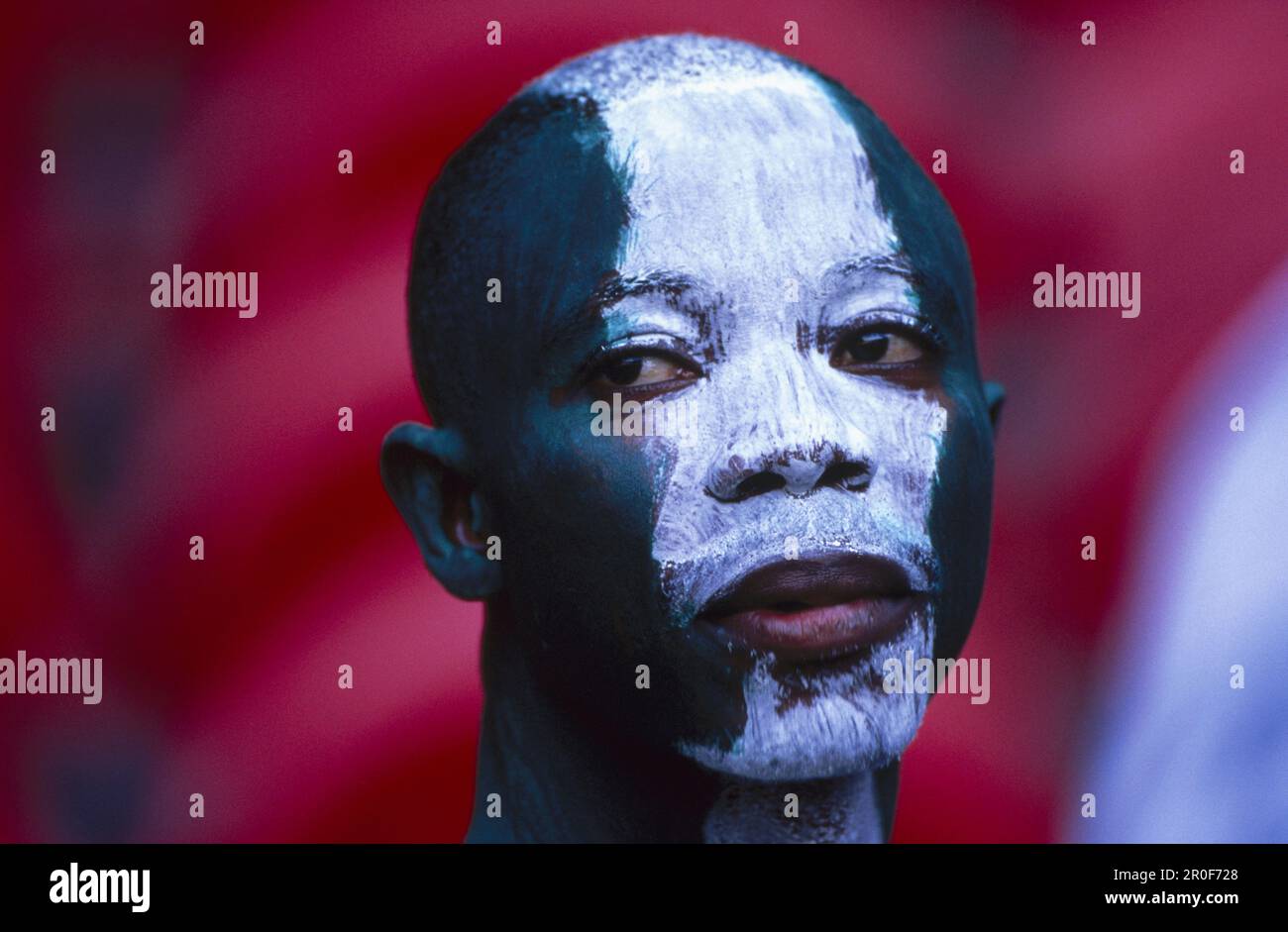 African football fan Stock Photo - Alamy