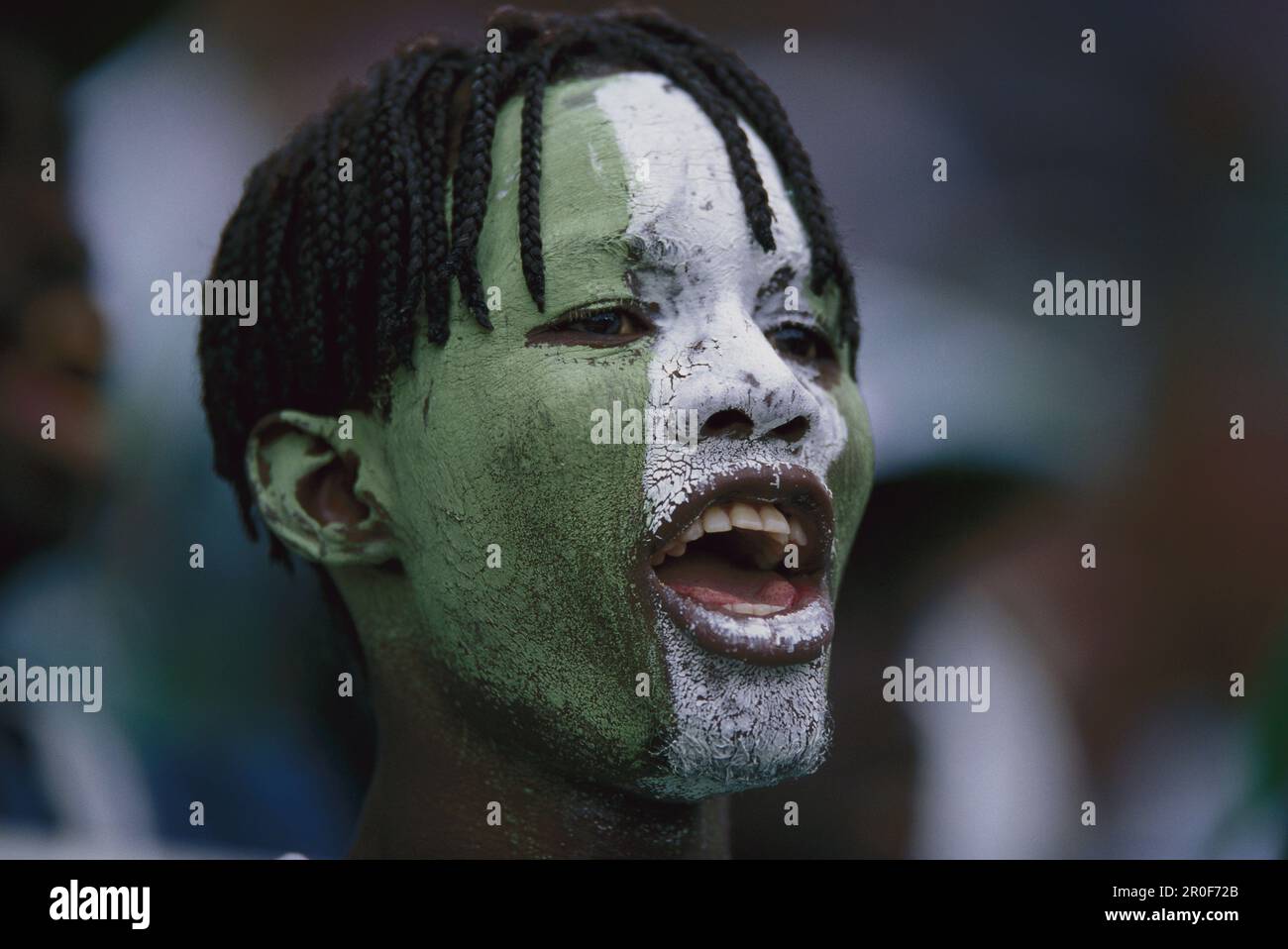 African football fan Stock Photo - Alamy