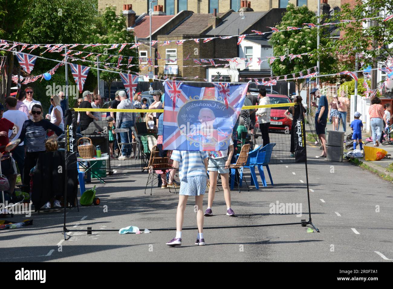 Many roads were closed off on 7th May 2023 for street parties ...