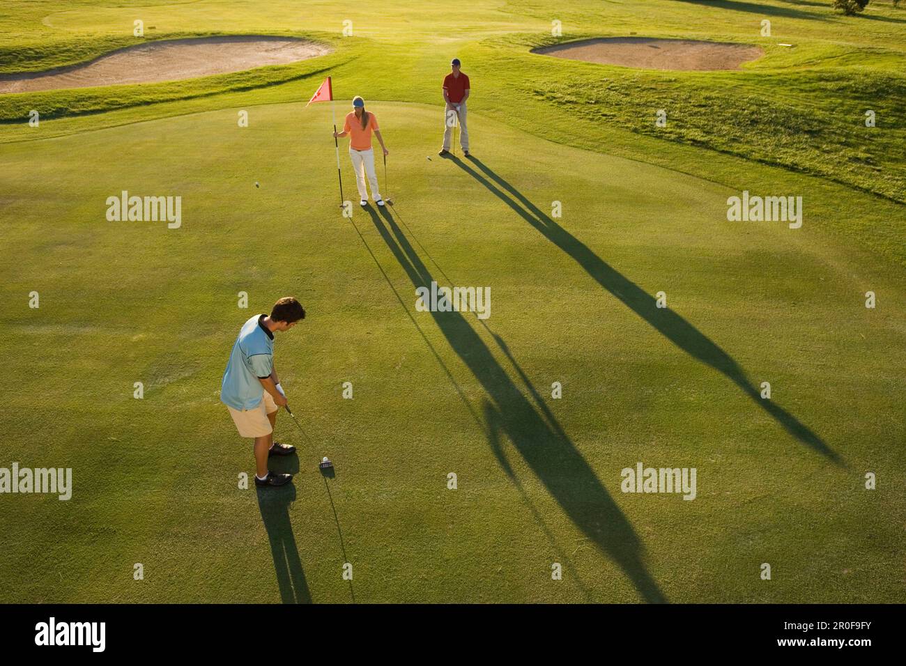 Golf course birds eye view hi-res stock photography and images - Alamy