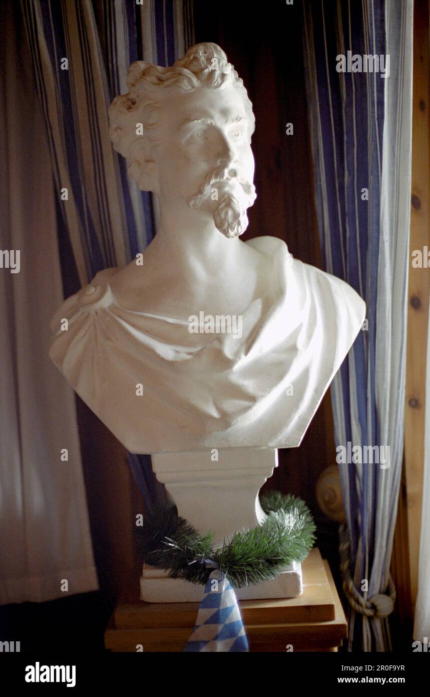 Bust of Ludwig the 2nd, Bavaria, Germany Stock Photo - Alamy