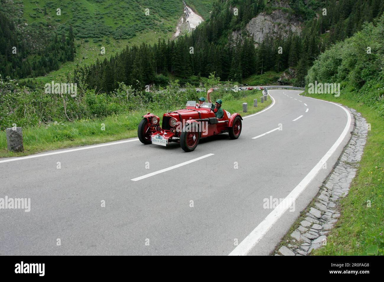 Silvretta Classic Rallye Montafon, 08.07.2004, Silvretta Alpine Road, Aston Martin Ulster MK 2 ...