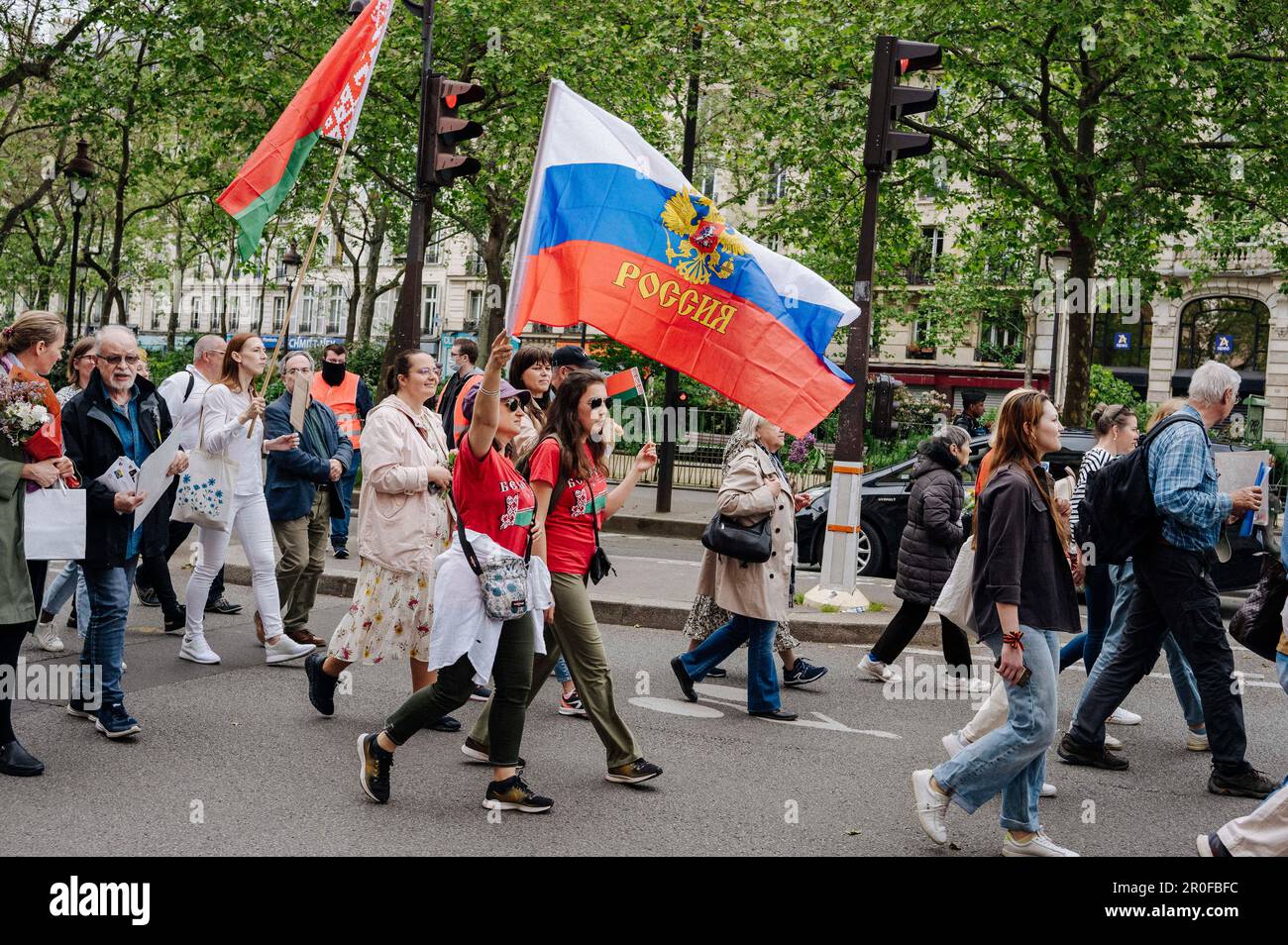 Jan Schmidt-Whitley/Le Pictorium - Immortal Regiment march in Paris - 8 ...