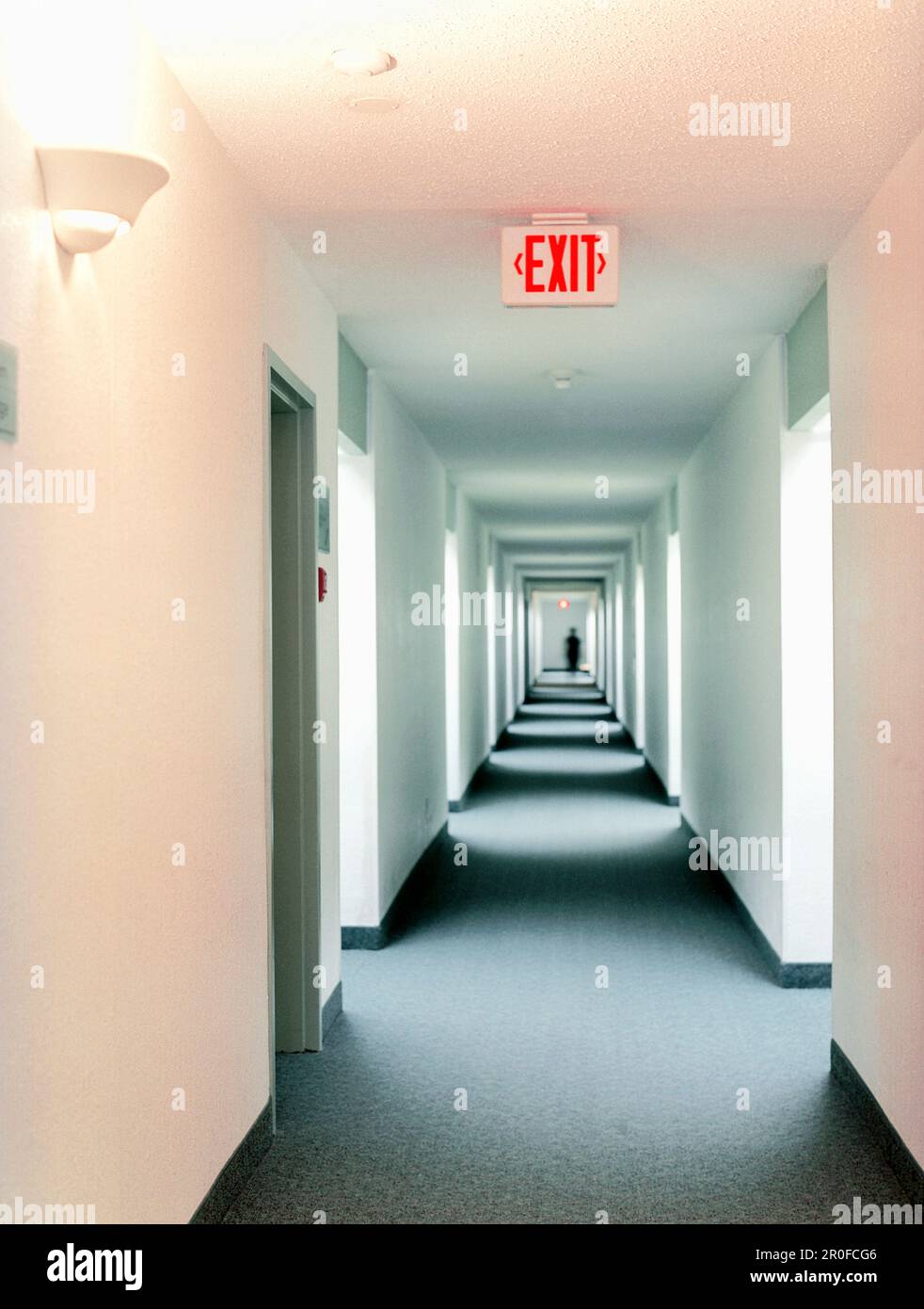 Empty hotel corridor, Ottawa, Ontario, Canada Stock Photo - Alamy
