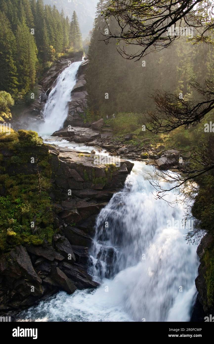 Krimmler Waterfalls, highest in Europe, Hohe Tauern Nationalpark ...