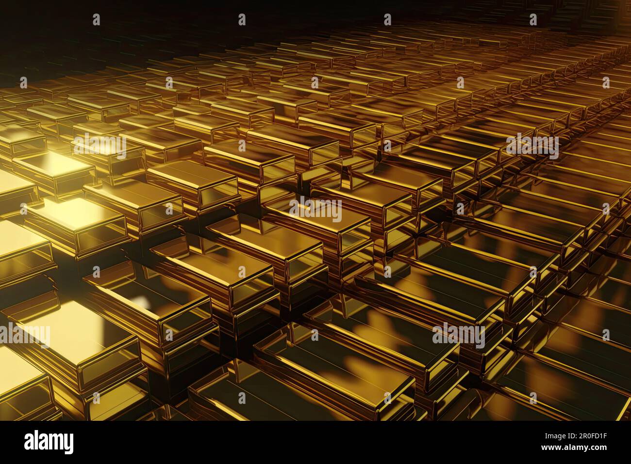 Gold bars a box hi-res stock photography and images - Alamy