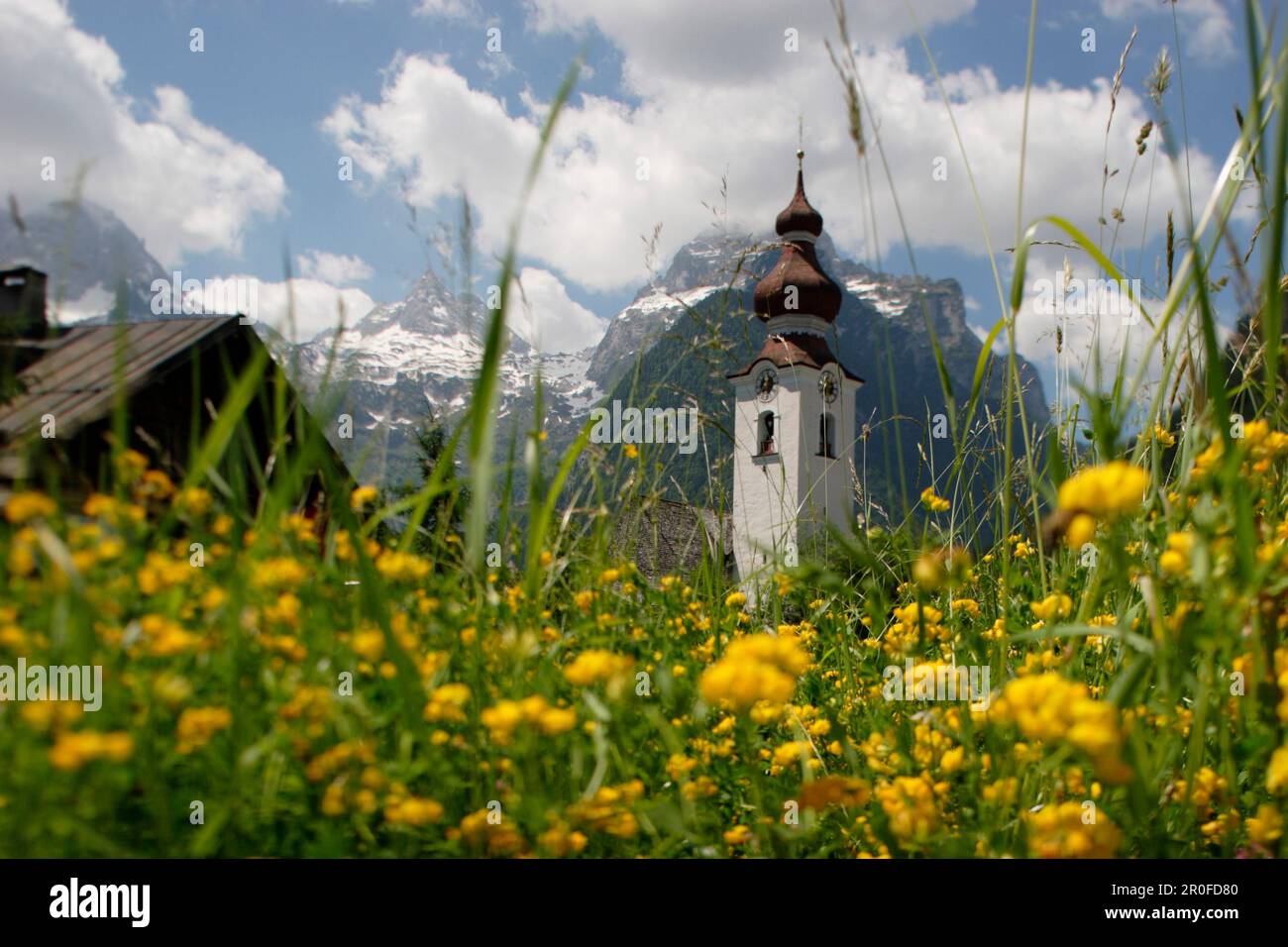 Baroque church Maria Kirchental in Lofer, Salzburg, Austria Stock Photo ...