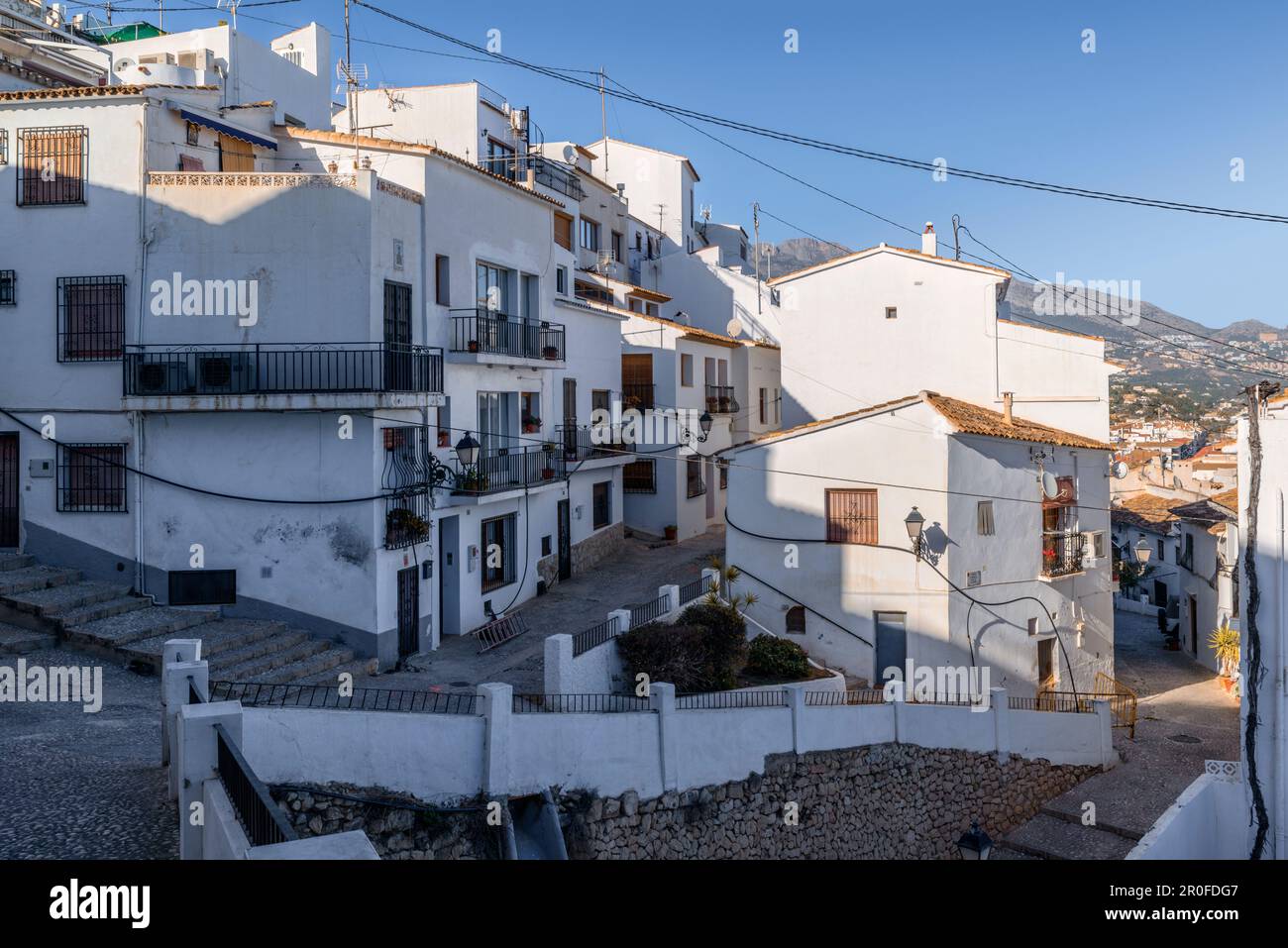 small and charming old town, labyrinth of streets and stairs the ...
