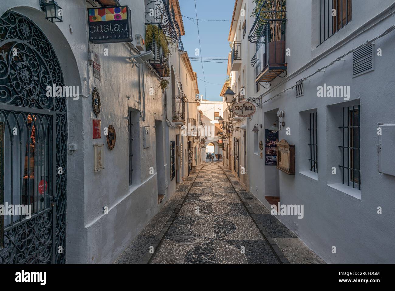 small and charming old town, labyrinth of streets and stairs the ...