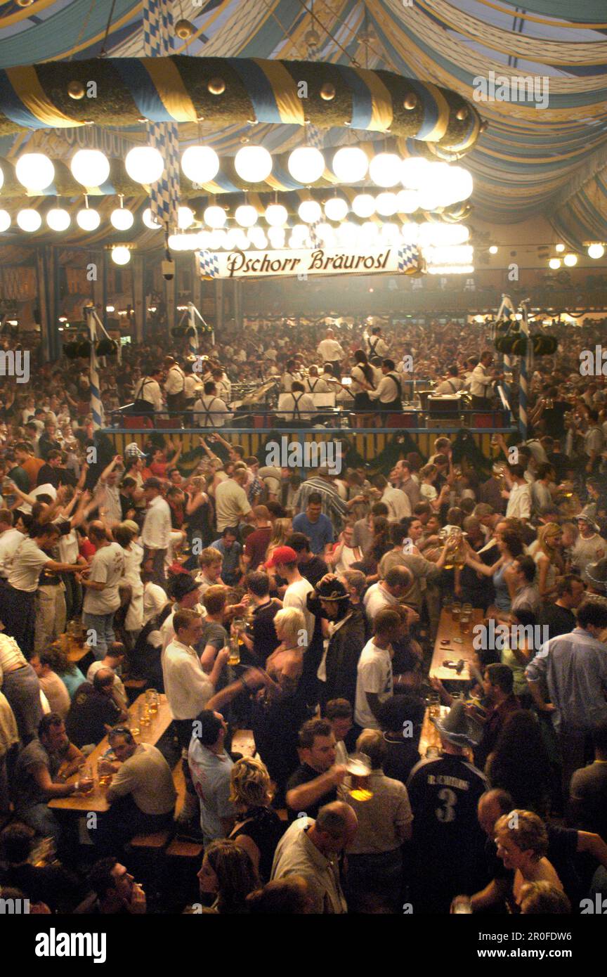 Oktoberfest, Munich, Bavaria, Germany, Beer Festival, Beer Tent Stock ...