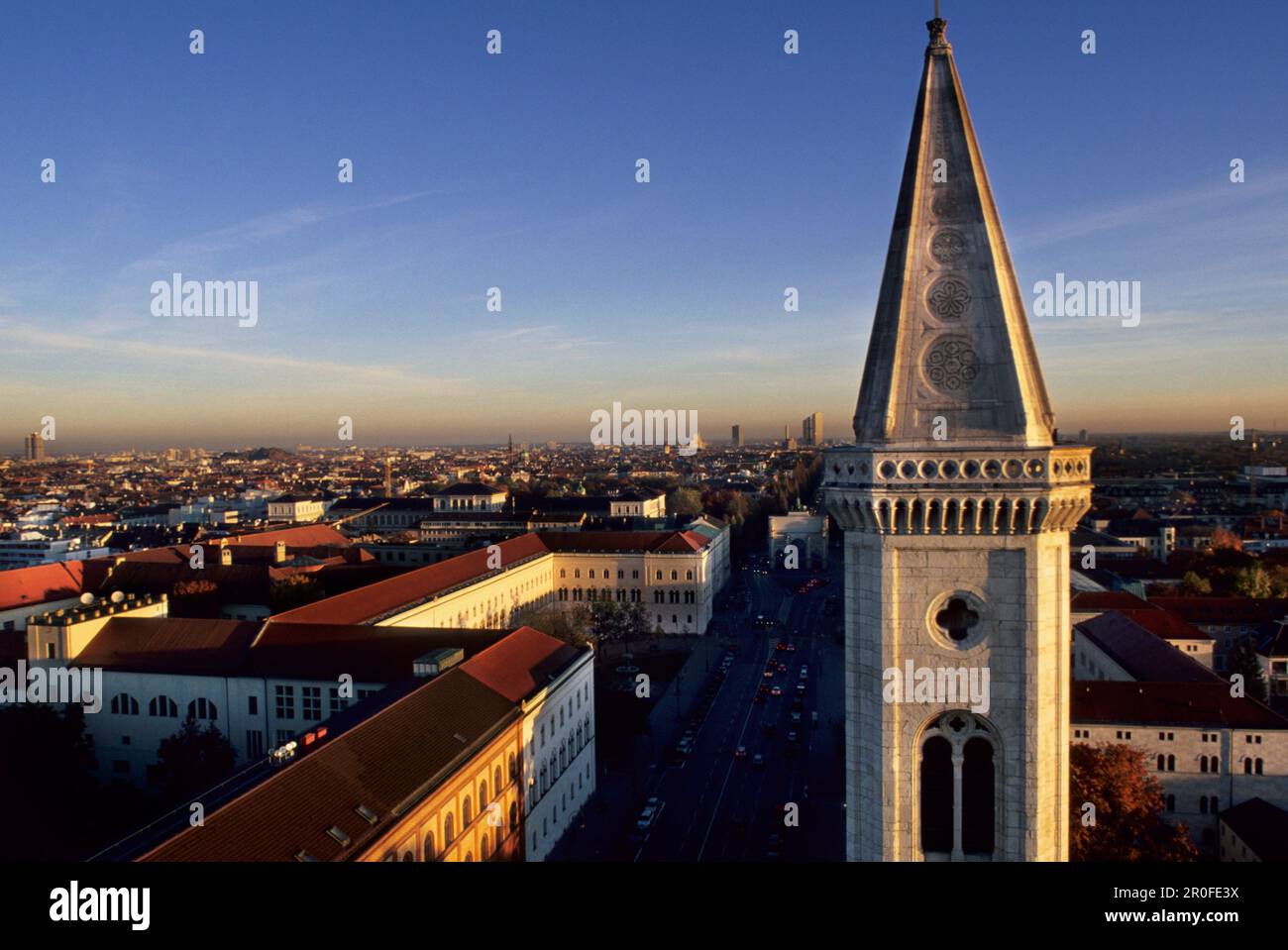 Old view ludwigskirche munich hi-res stock photography and images - Alamy