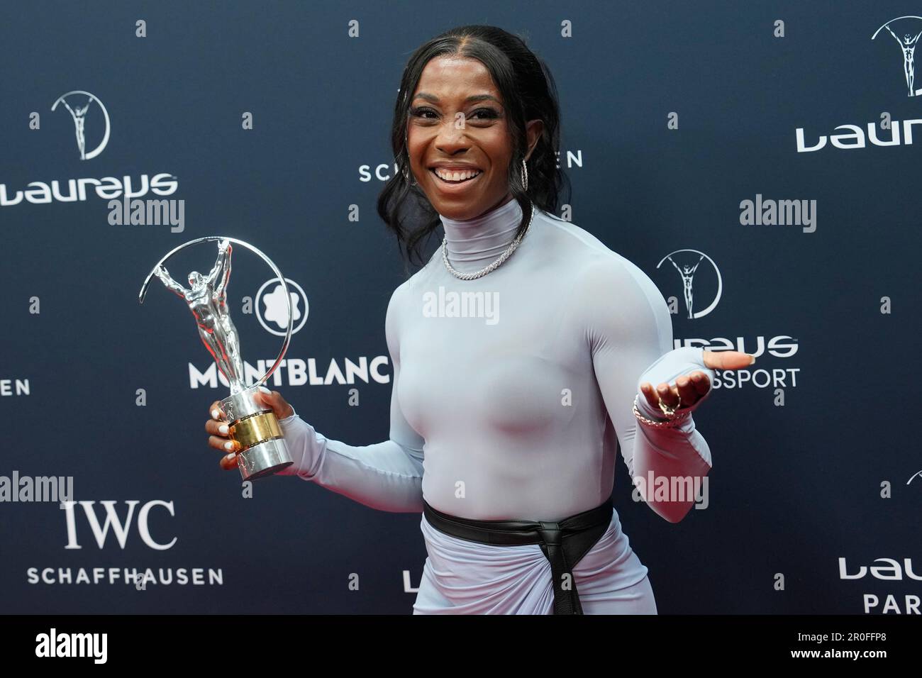 Shelly-Ann Fraser-Pryce a track and field sprinter from Jamaica poses ...