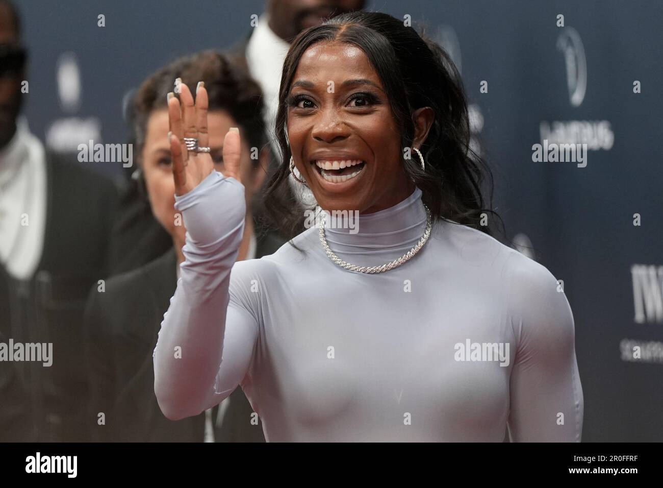 Shelly-Ann Fraser-Pryce a track and field sprinter from Jamaica poses ...