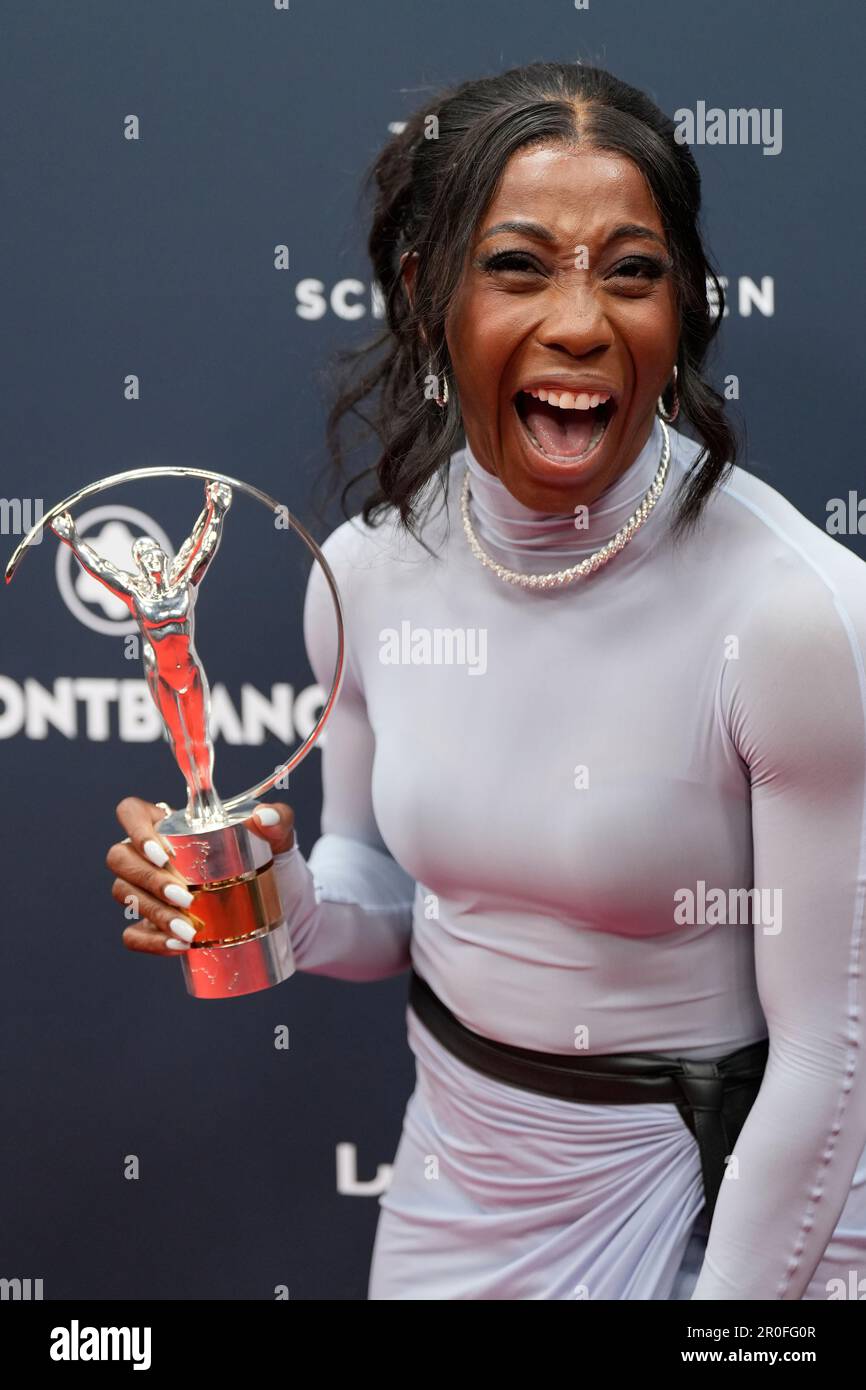 Shelly-Ann Fraser-Pryce a track and field sprinter from Jamaica poses ...