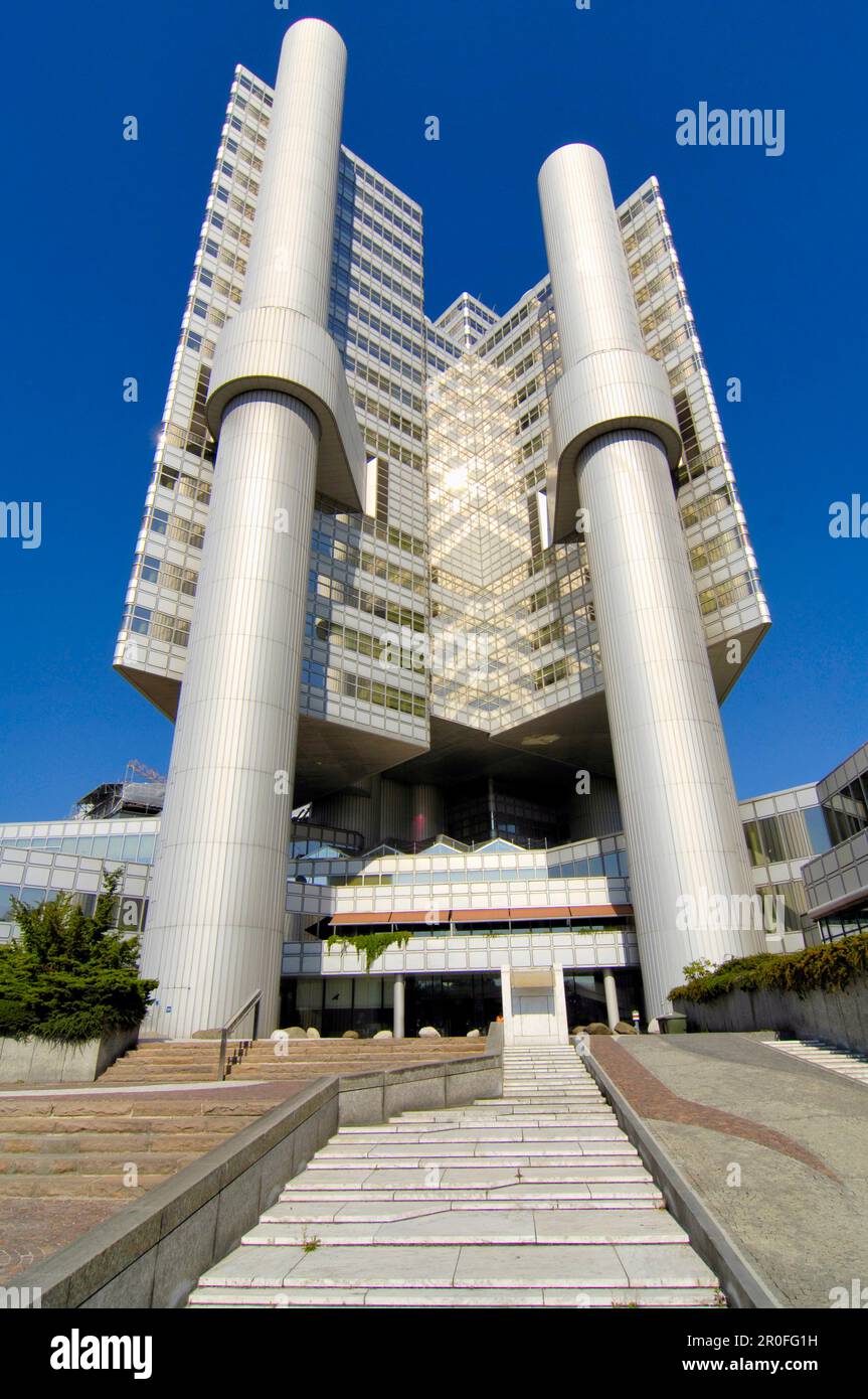 Building of the Hypovereinsbank at Arabellapark, Munich, Bavaria ...