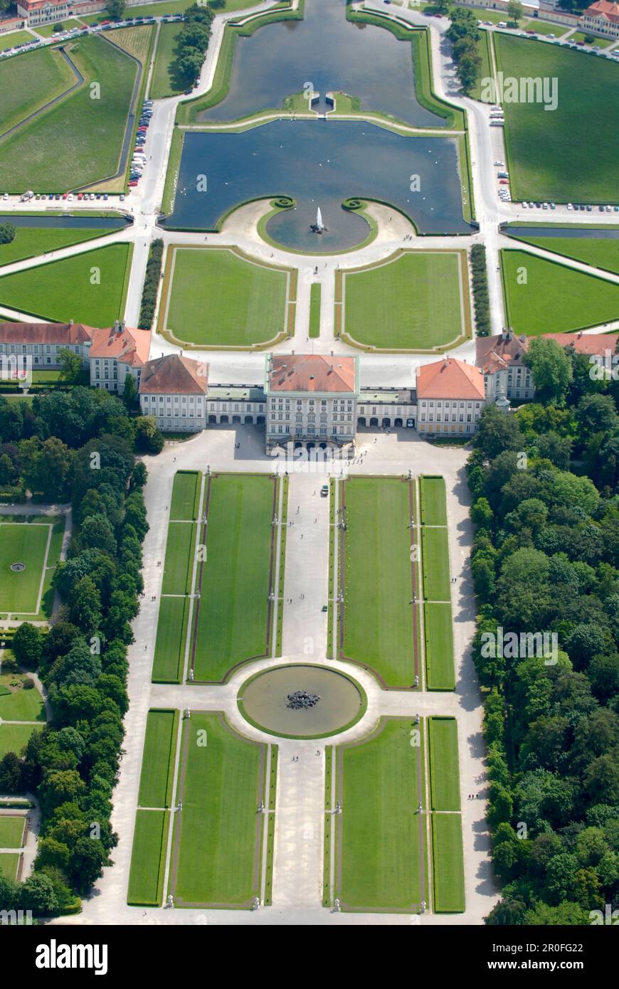 Nymphenburg palace munich aerial hi-res stock photography and images ...
