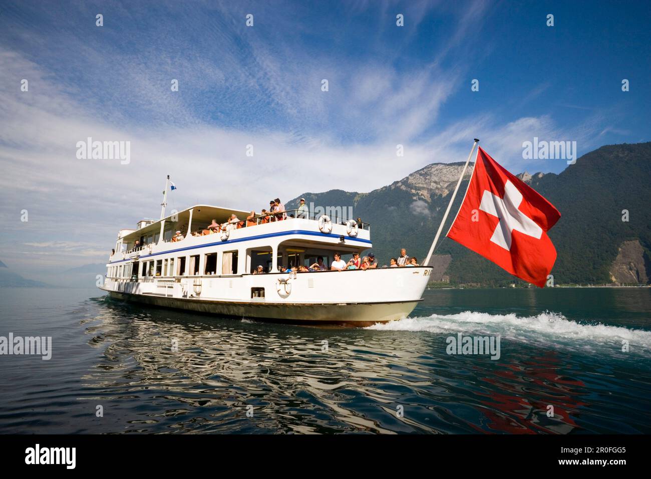 Excursion boat MS Rigi on Lake Lucerne, Switzerland Stock Photo - Alamy