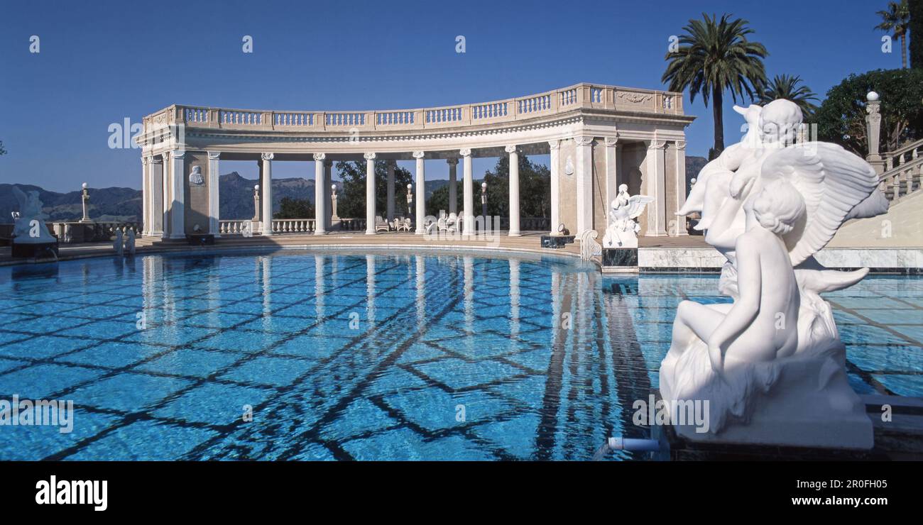 San Simeon Hearst Castle Pool Stock Photo - Alamy