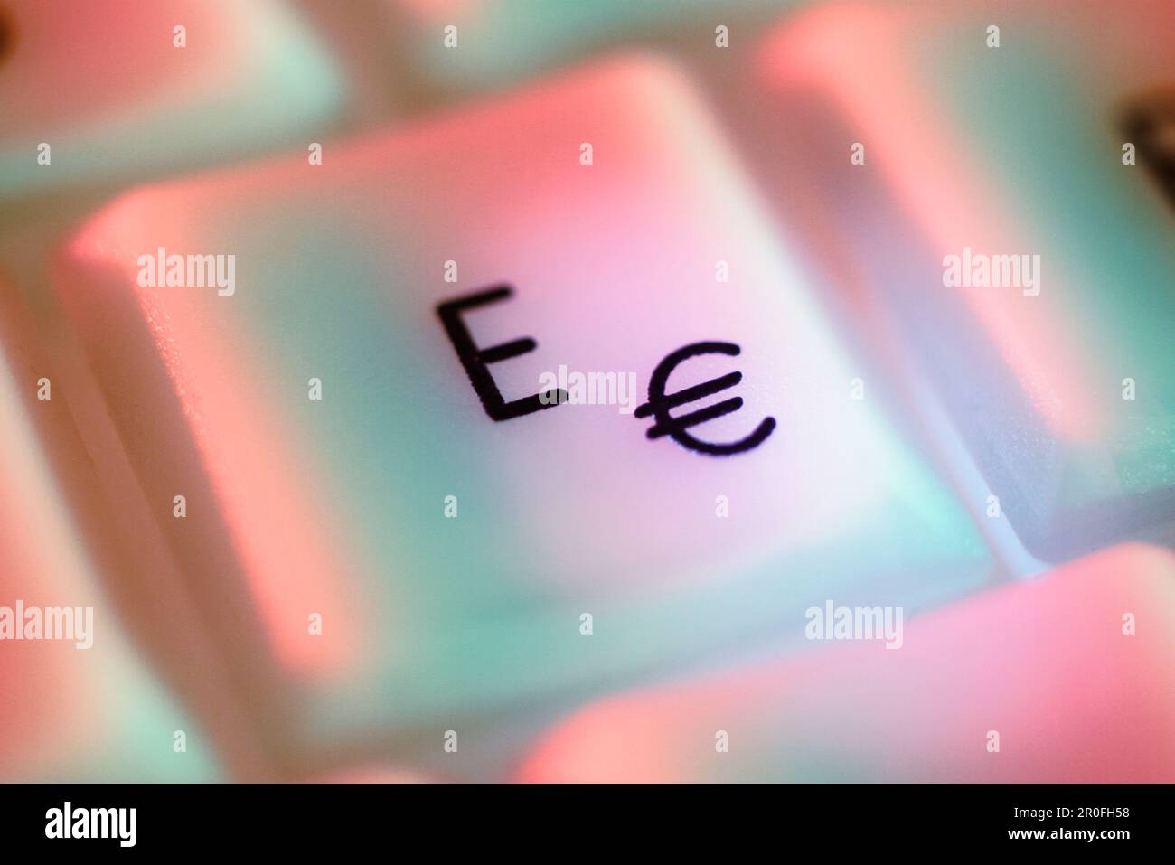 Keyboard, Euro sign Stock Photo - Alamy