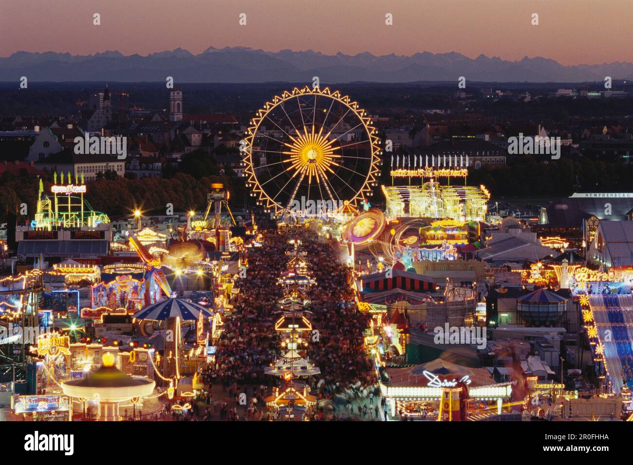 Big crowd at oktoberfest hi-res stock photography and images - Alamy