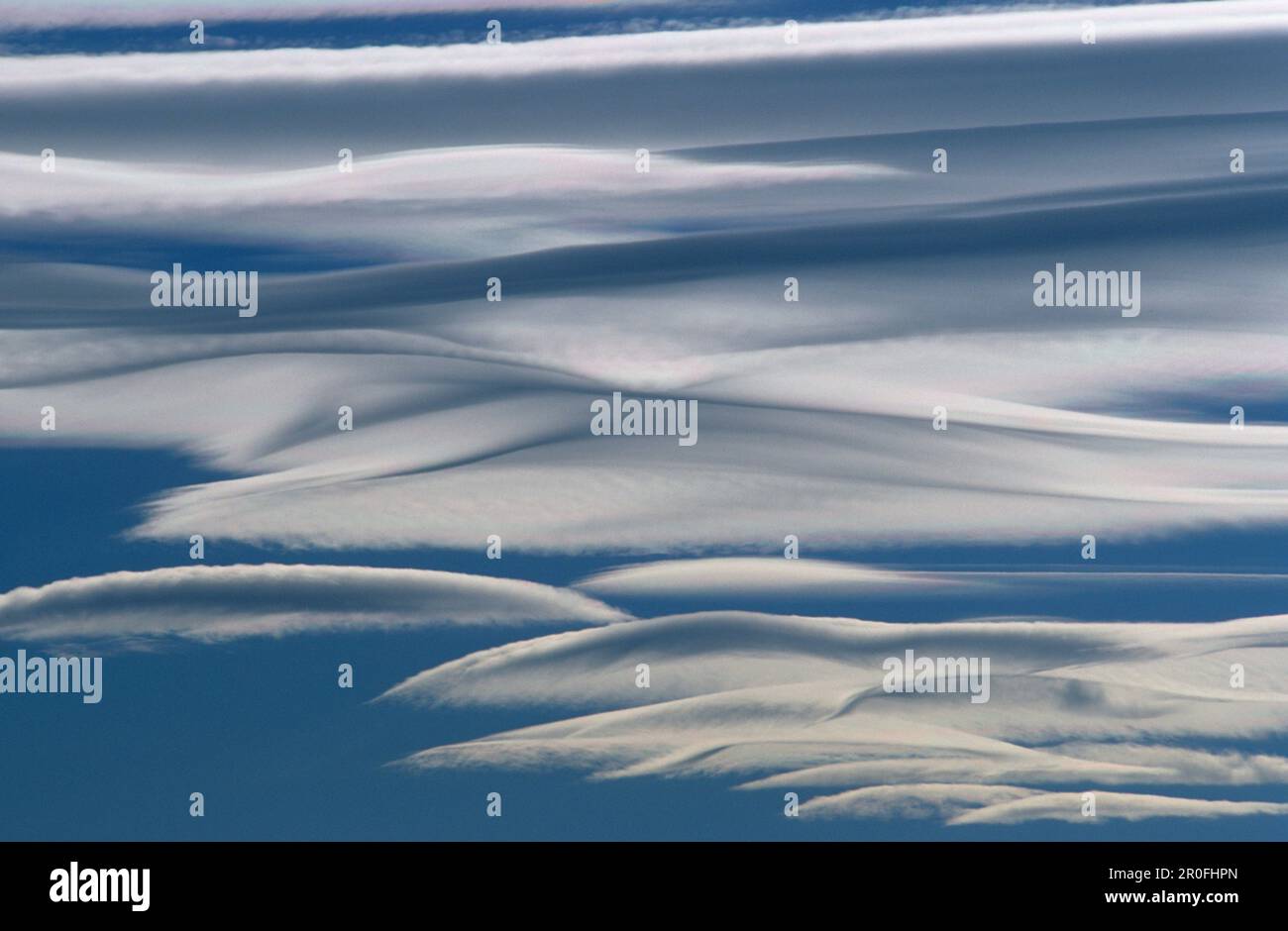 Foehn clouds in the range of Bavarian Alps, Upper Bavaria, Bavaria, Germany Stock Photo - Alamy