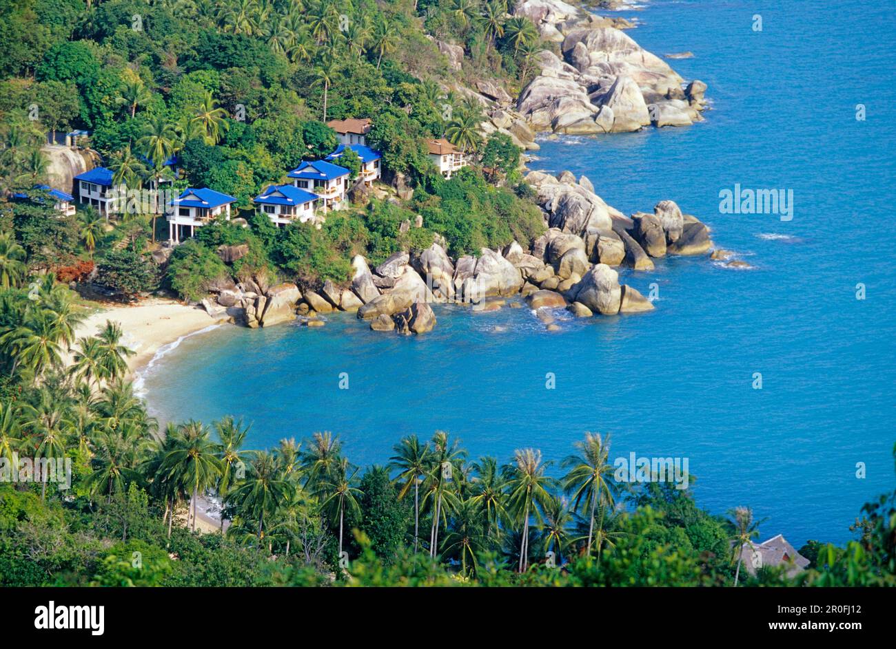 The chalets of Coral Cove Resort are situated on a small secluded beach ...