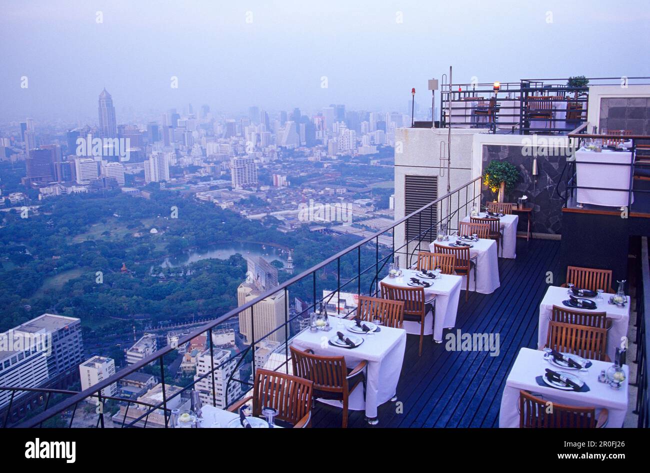 Moonbar is the roof top bar of the Banyan Tree Hotel in Bangkok, Thailand Stock Photo - Alamy