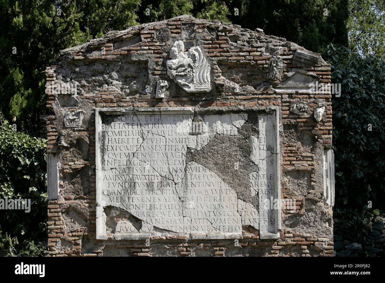 Ancient roman relics, Via Appia Antica, Rome, Italy Stock Photo - Alamy