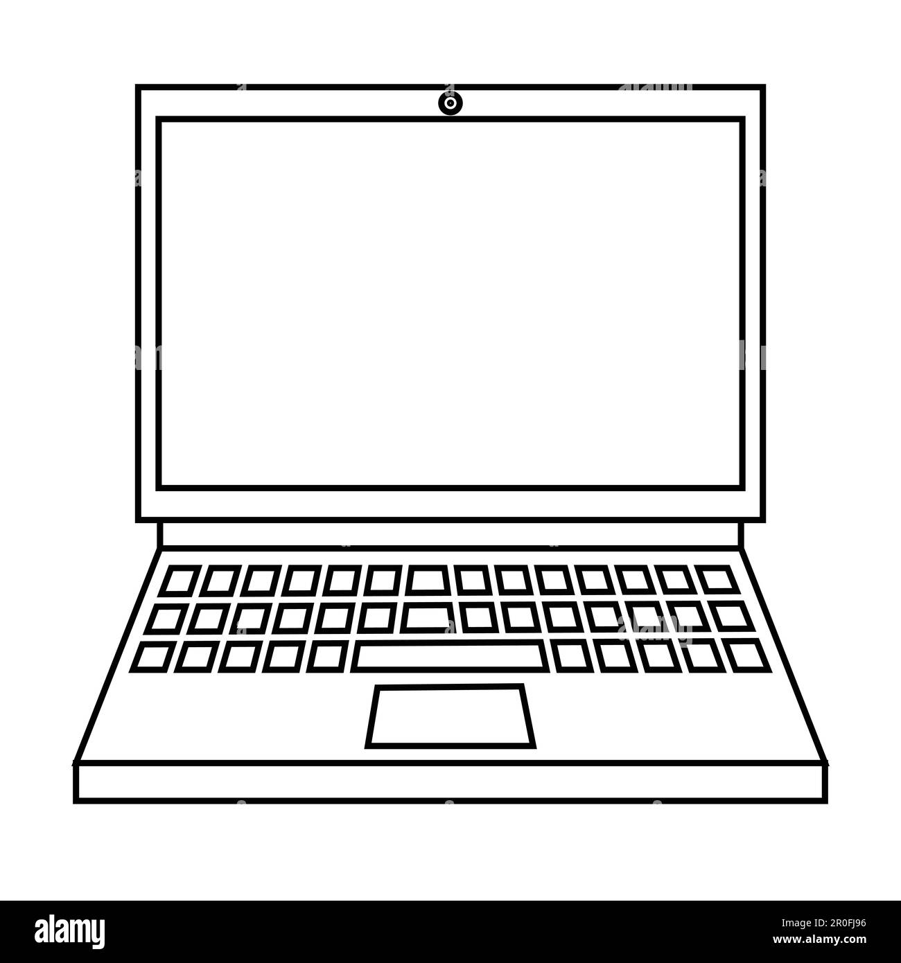 Laptop Clip Art Black And White