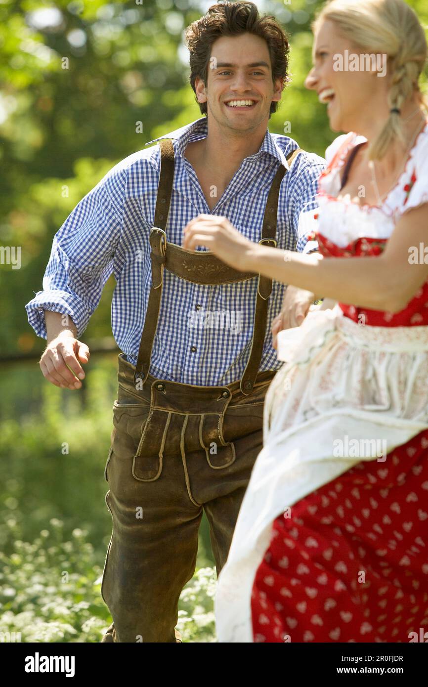 Man running over countryside hi-res stock photography and images - Alamy