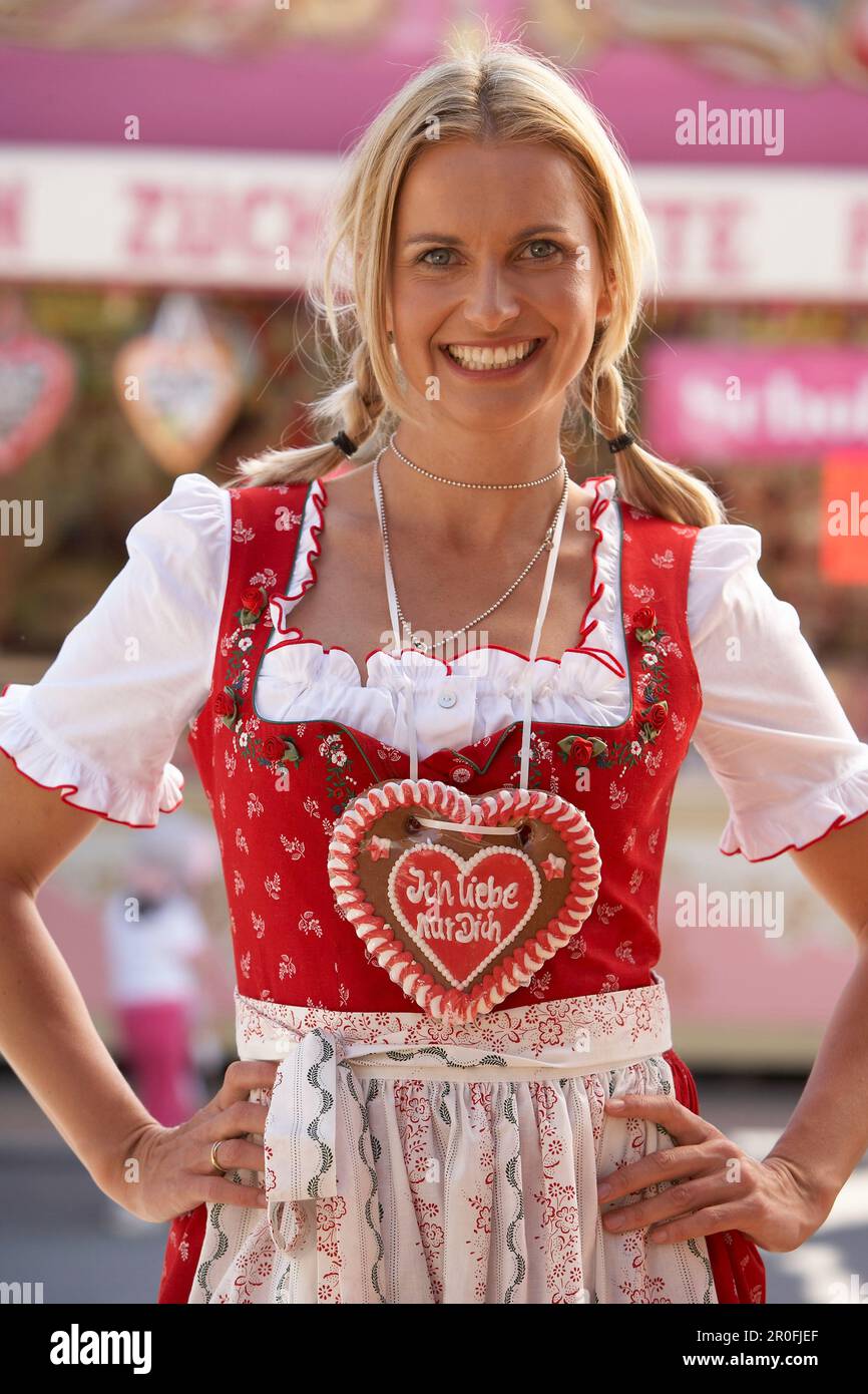 Wearing a gingerbread heart hi-res stock photography and images - Alamy
