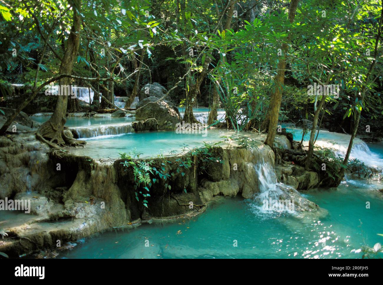 Erawan Waterfalls, Erawan National park, Si Sawat District ...