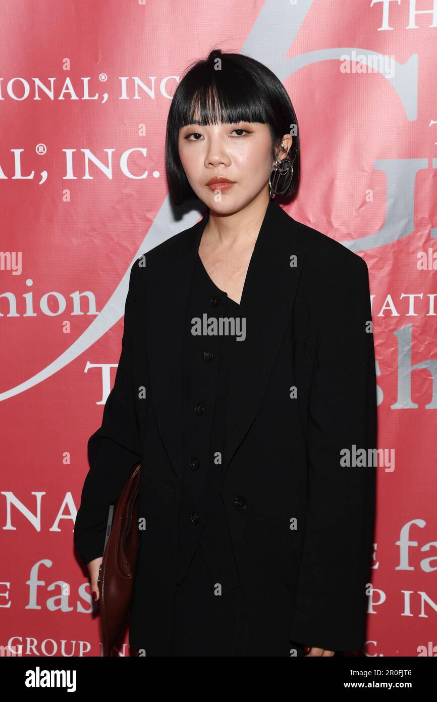 New York, USA. 08th May, 2023. Yiren Zhou walking the red carpet at ...