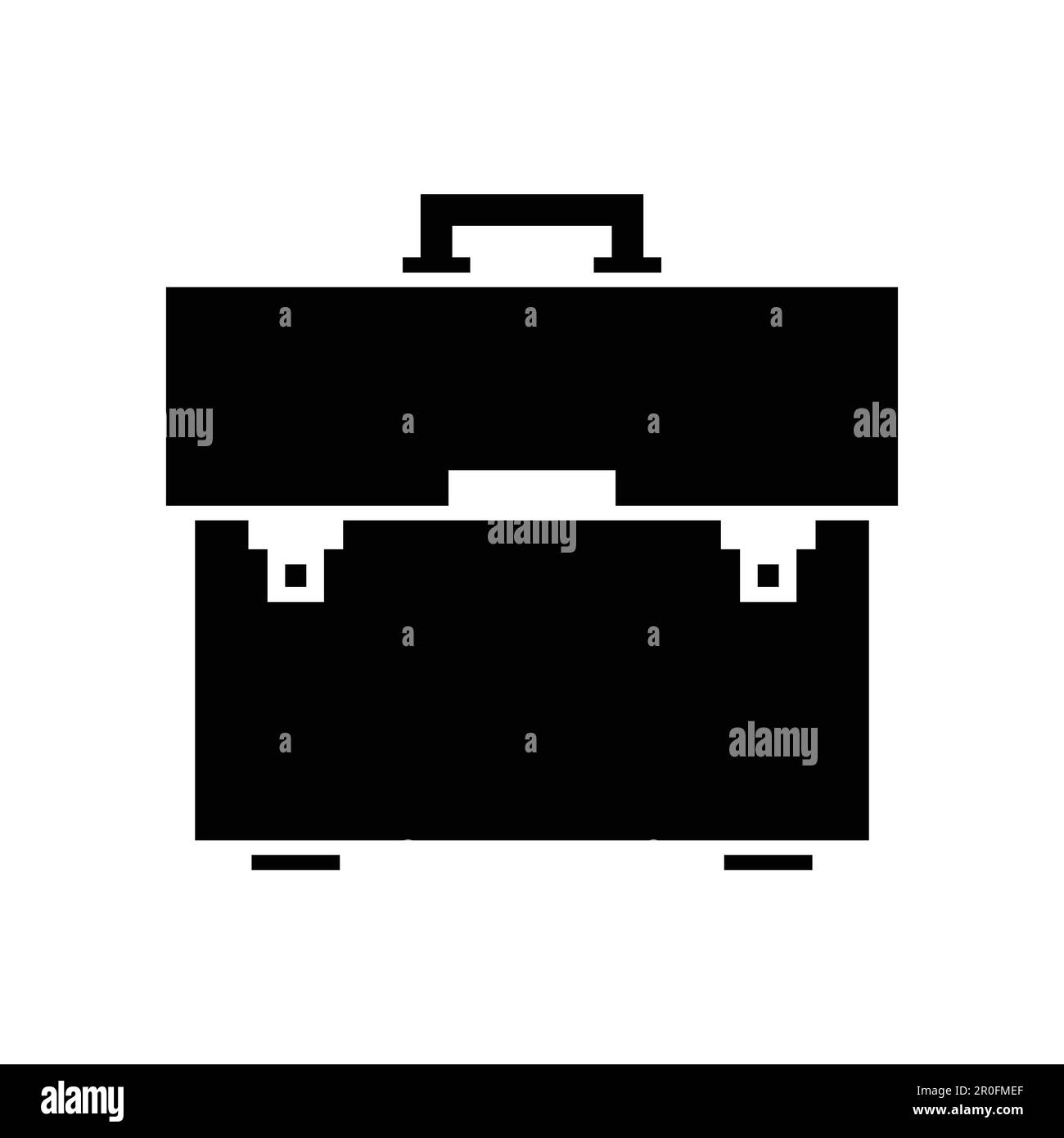 Briefcase vector icon. Bag,portfolio symbol. Flat vector sign isolated ...