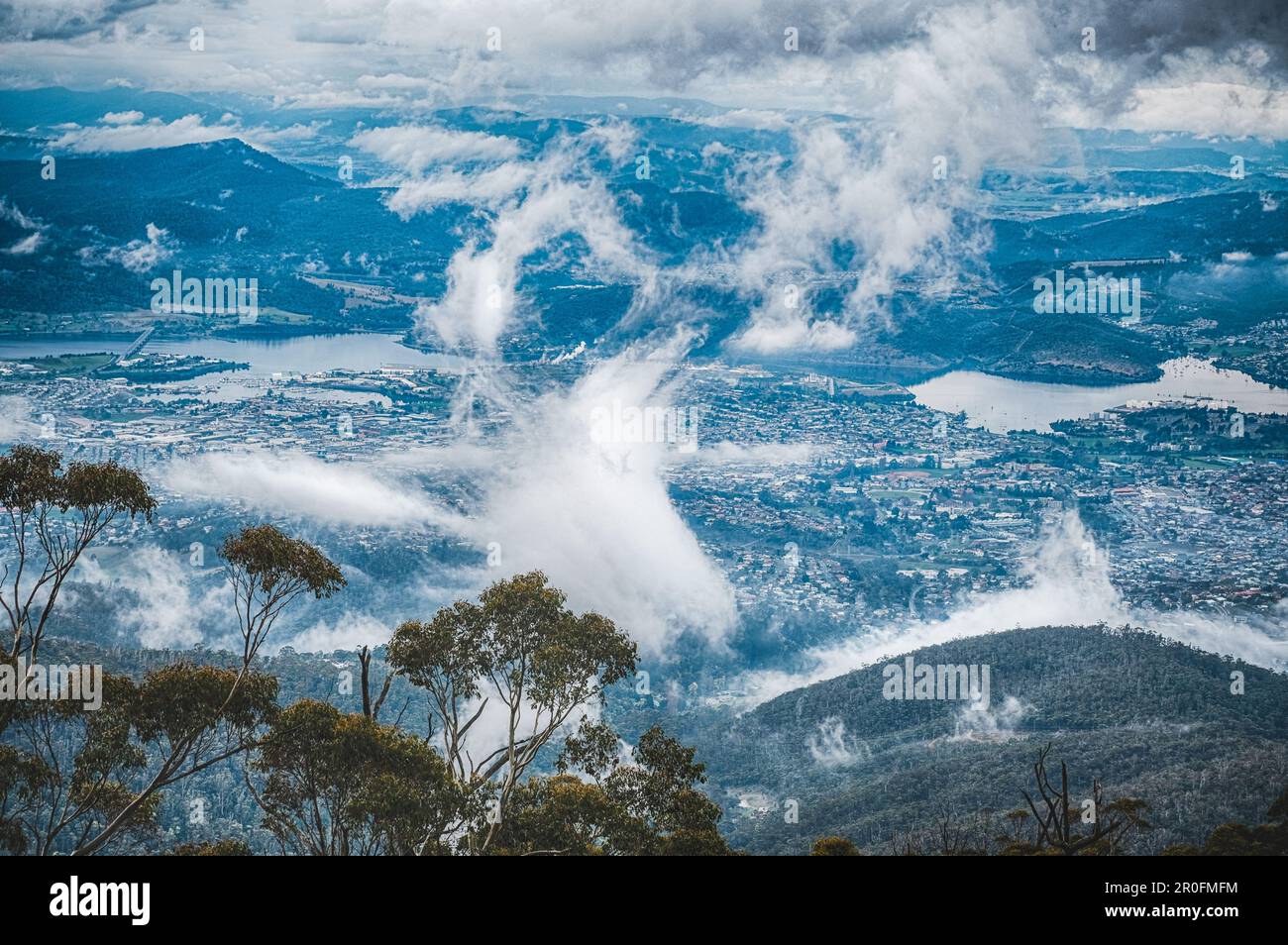 Aerial view of Mount Wellington, Hobart Stock Photo - Alamy