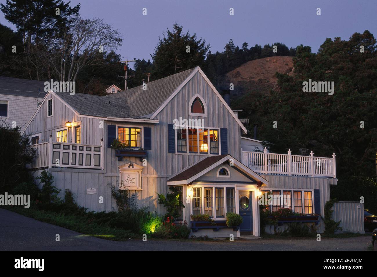 Jenner Inn, Jenner, Route No. 1, Sonoma Country, California, USA Stock ...