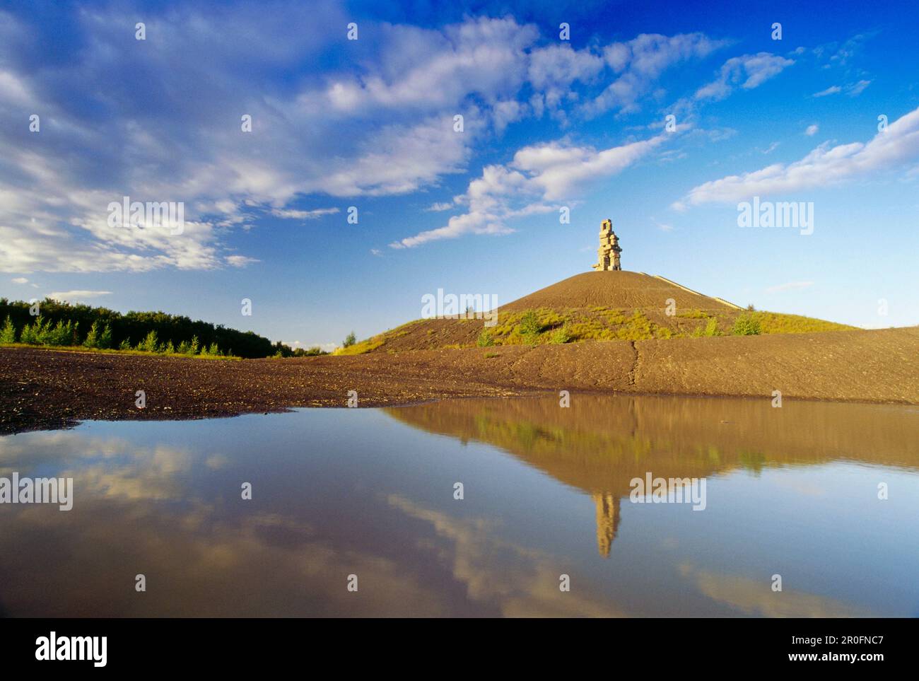 Himmelstreppe on Halde Rheinelbe, Gelsenkirchen, North Rhine-Westphalia ...