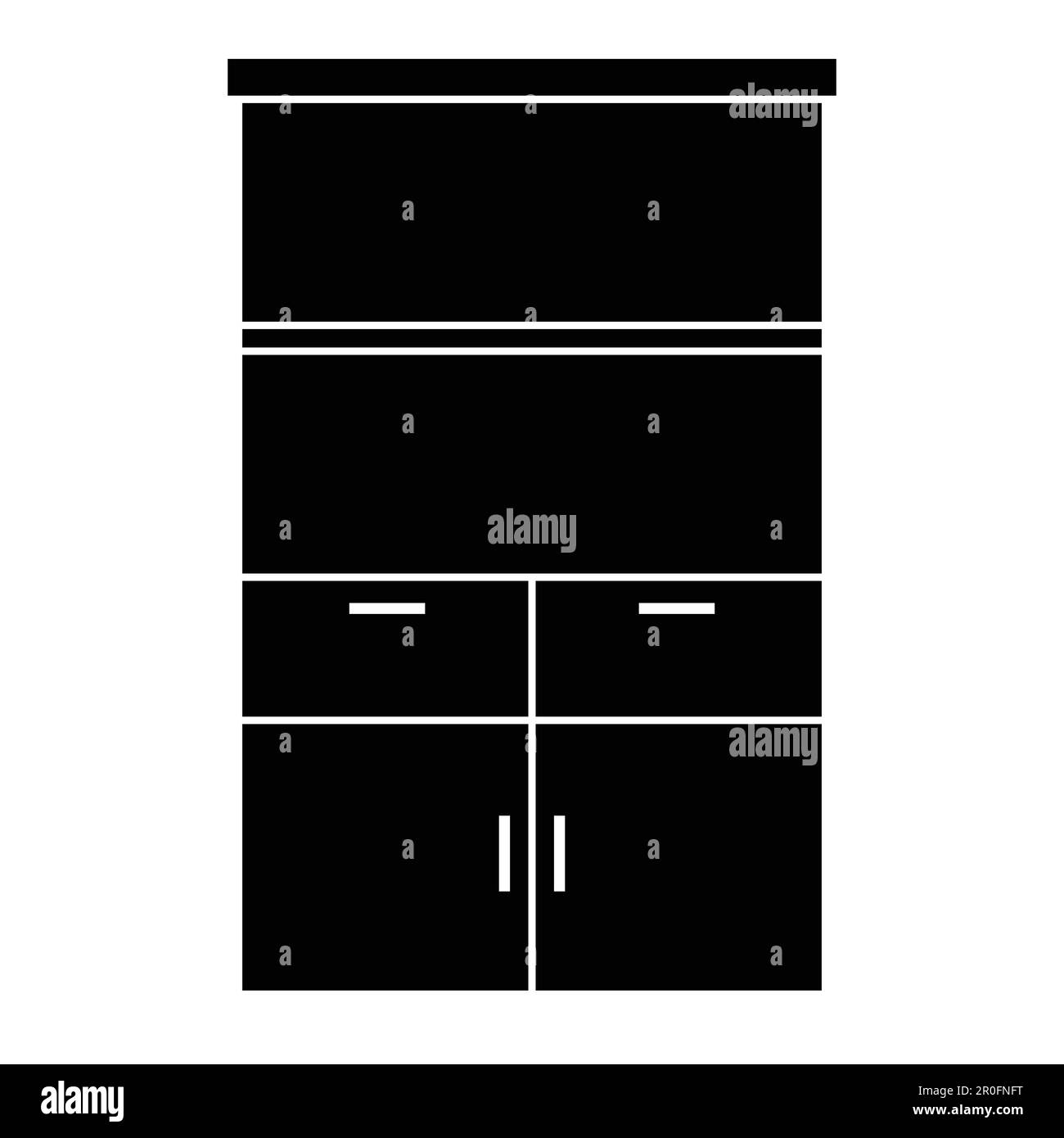 Cabinet, archive icon vector, filled flat sign, solid pictogram ...