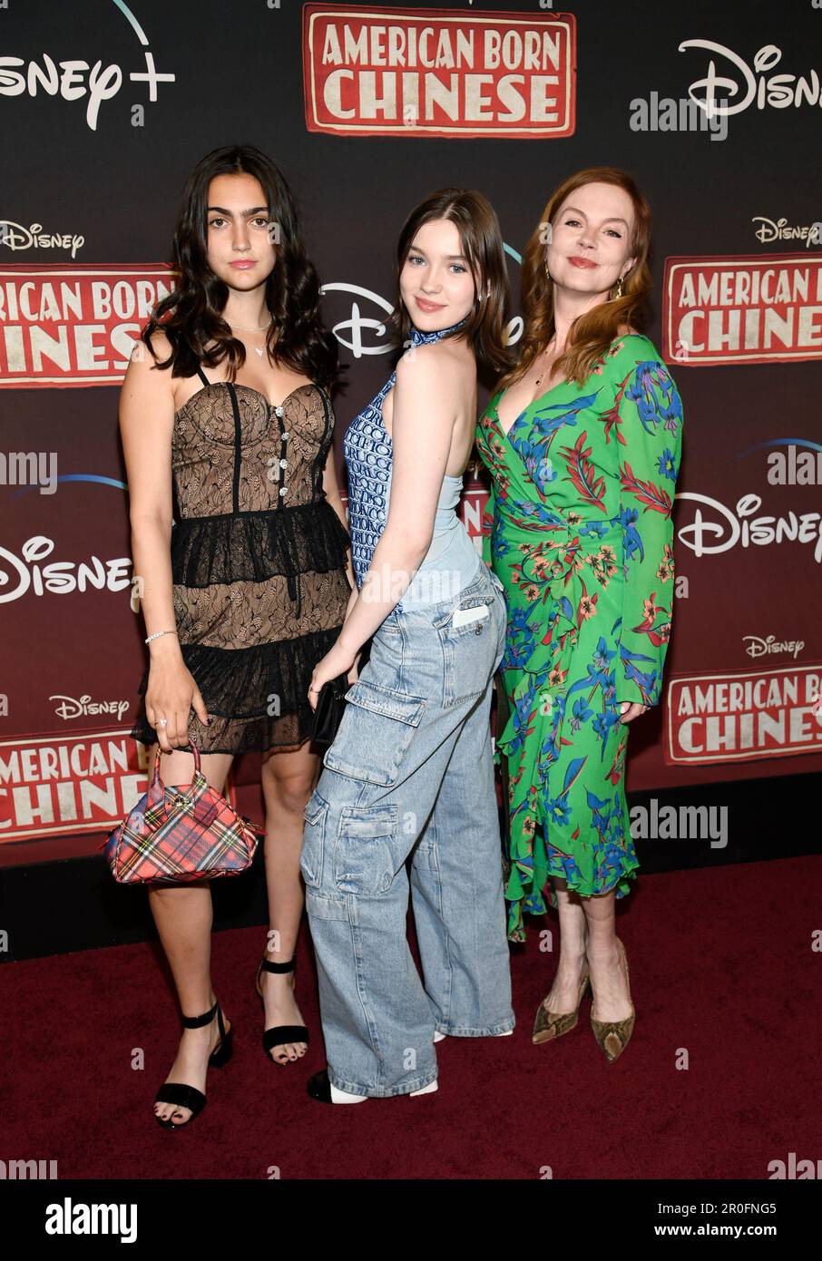 Ava Swinton, left, Alexa Swinton and Inna Swinton attend the premiere ...