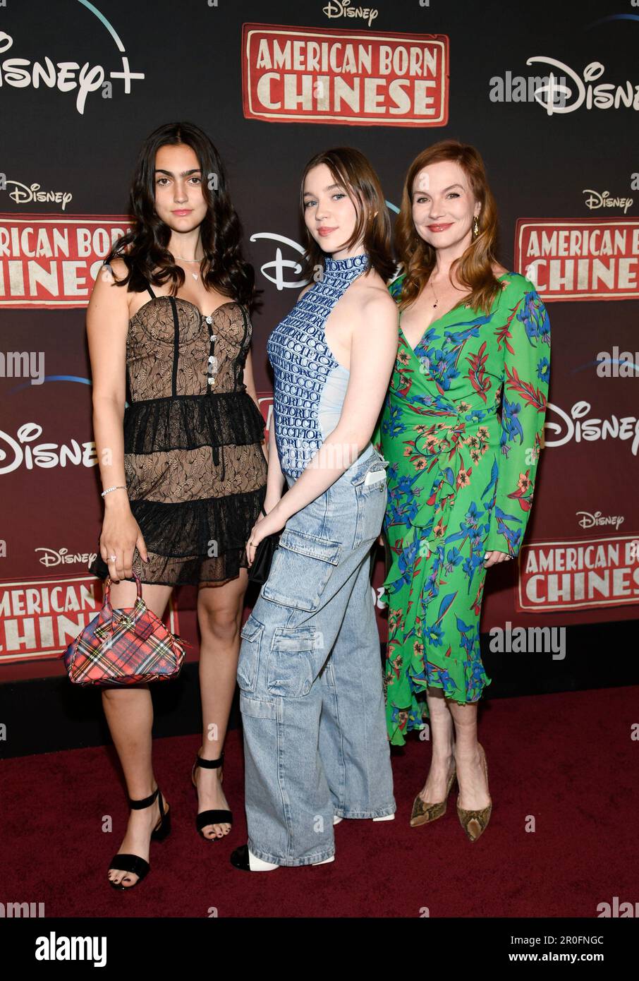 Ava Swinton, left, Alexa Swinton and Inna Swinton attend the premiere ...